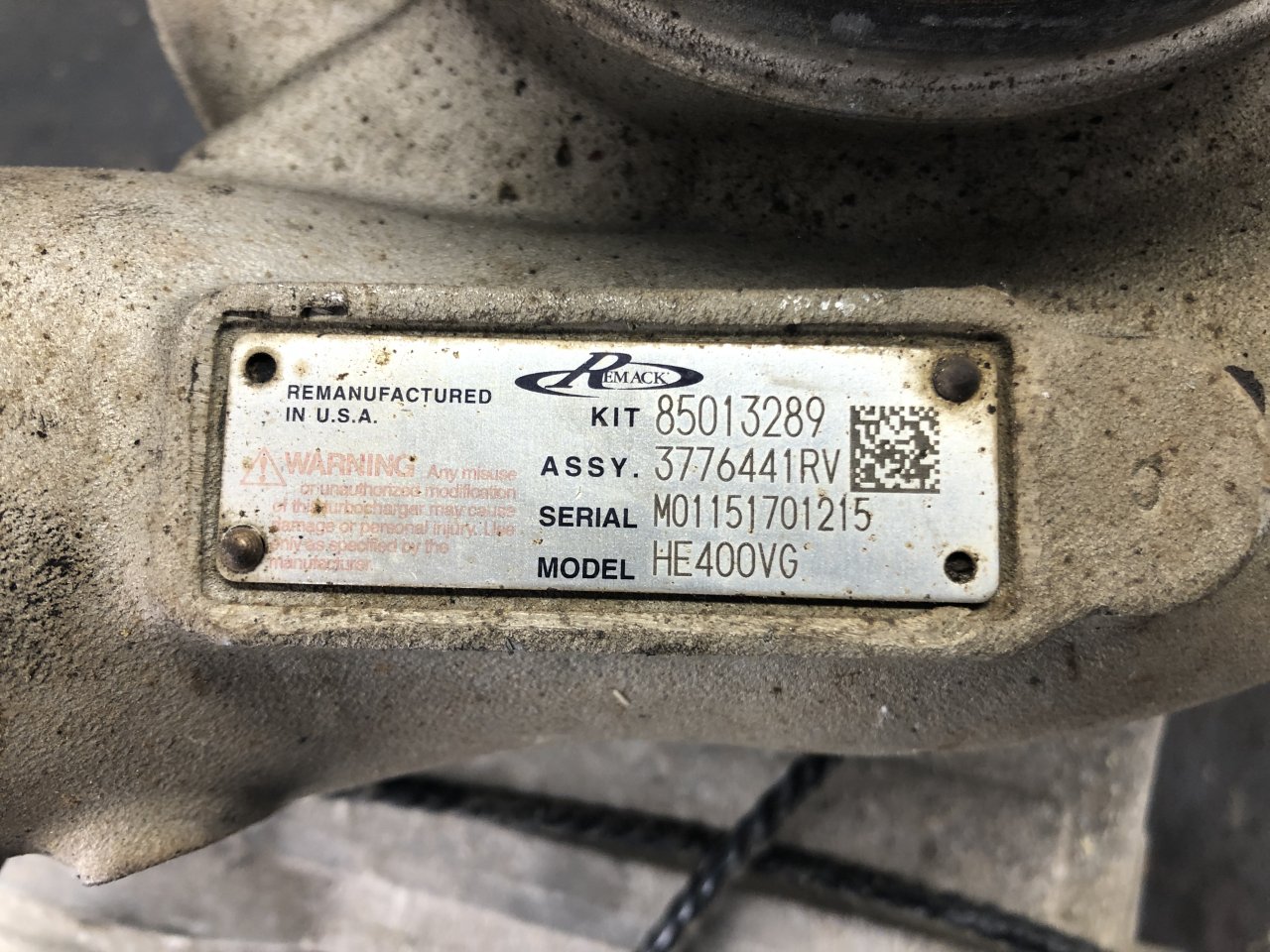 85013289 | Mack MP7 Engine Turbocharger for Sale