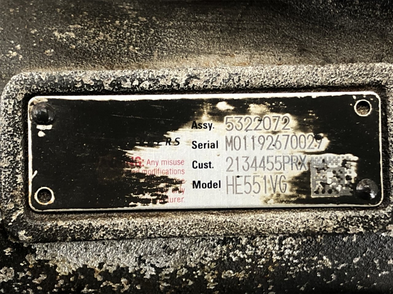 2134455 | Paccar MX13 Engine Turbocharger for Sale