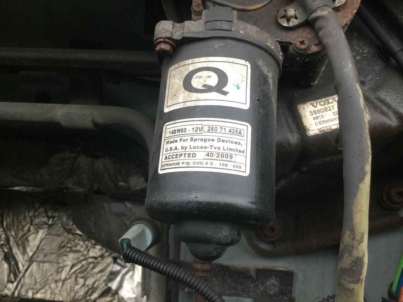 E-108-009 | Volvo VNM Windshield Wiper Motor for Sale