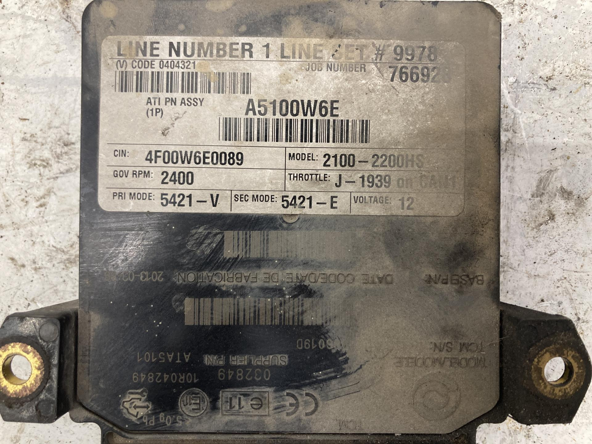 10R042849 | Allison 2100 HS TCM | Transmission Control Module for Sale