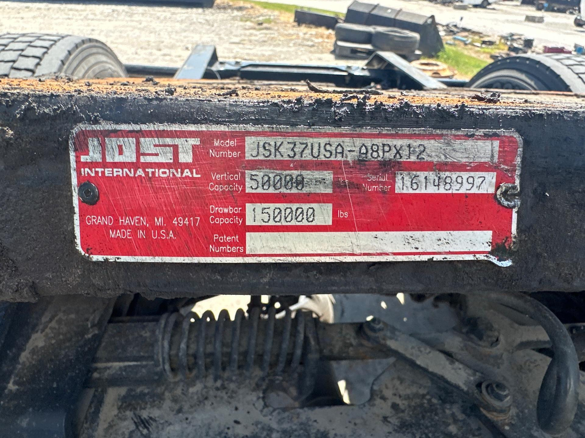 Jost JSK37USA-A8PX12 Fifth Wheel for Sale