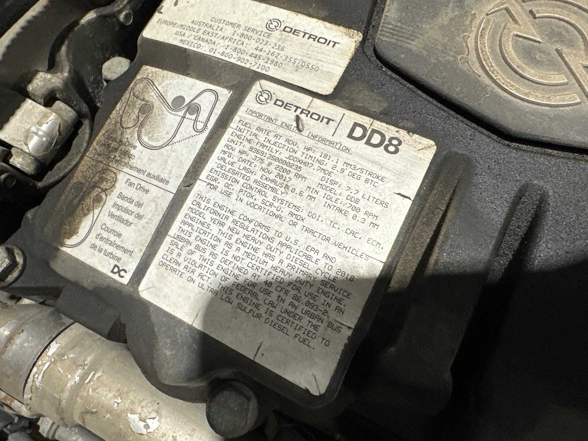 Detroit DD8 Engine Assembly for Sale