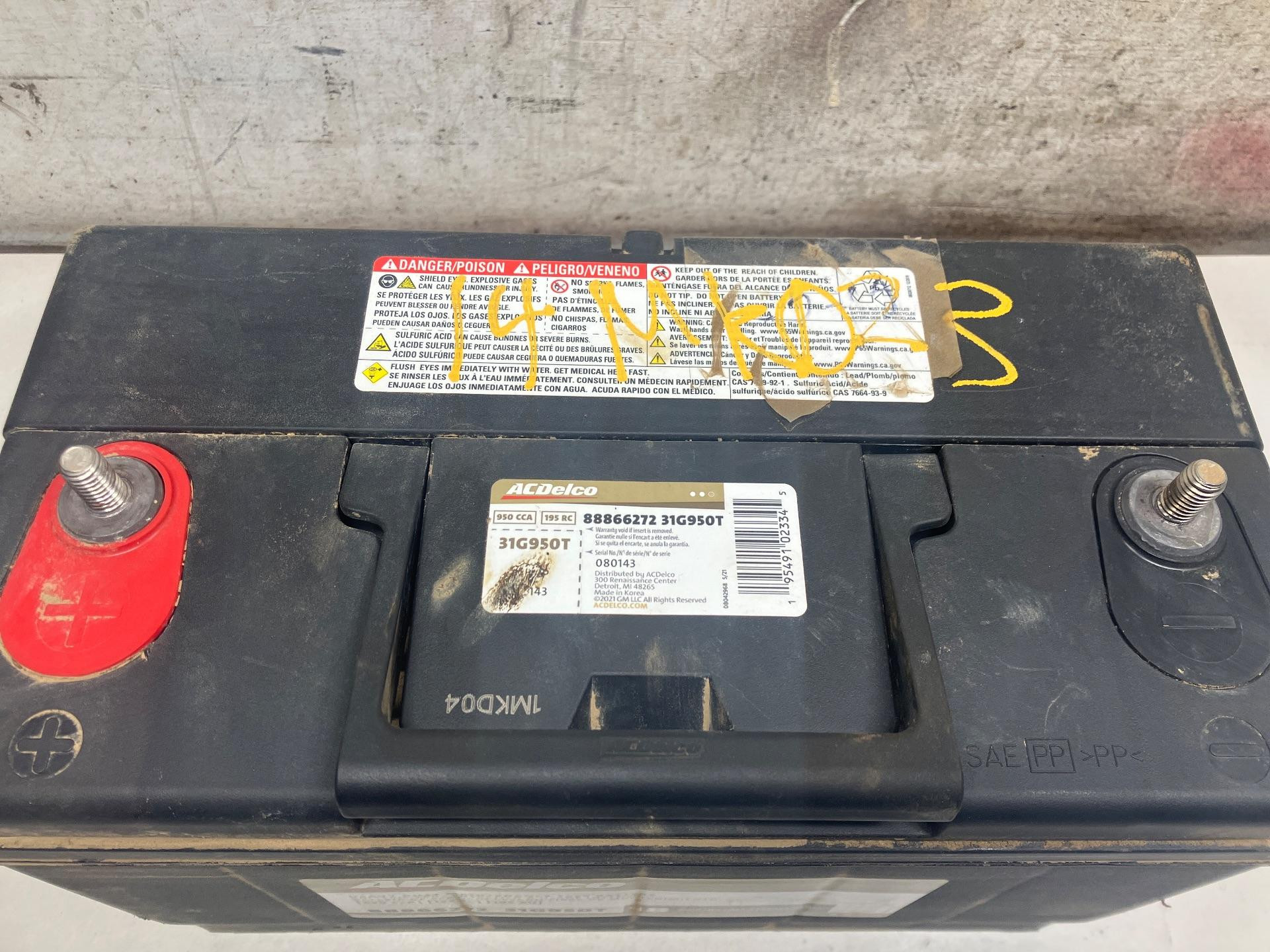 88866272 31G950T | Mack CXU613 Battery for Sale