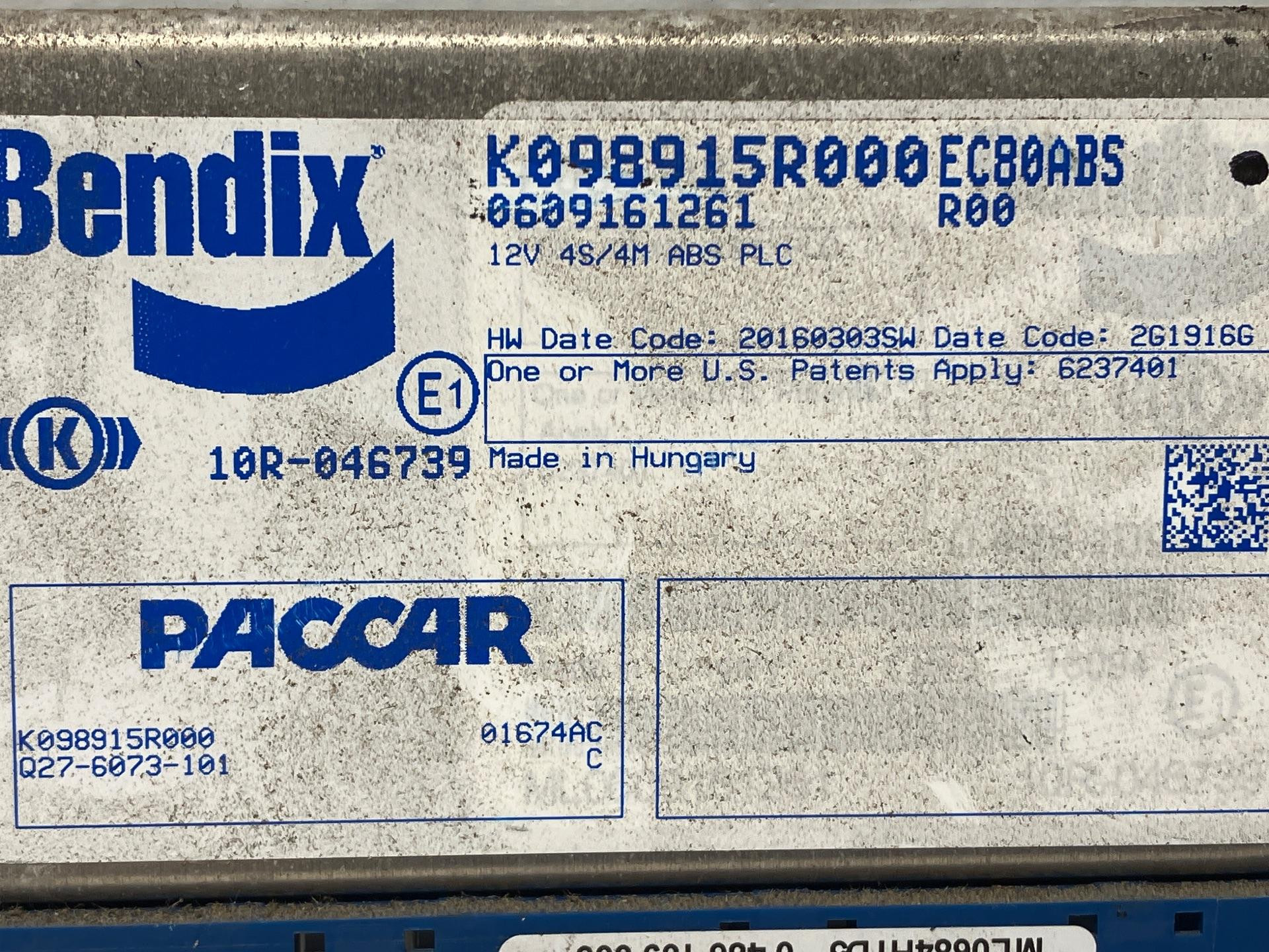 K098915R000 | Peterbilt 337 Brake Control Module (ABS) for Sale