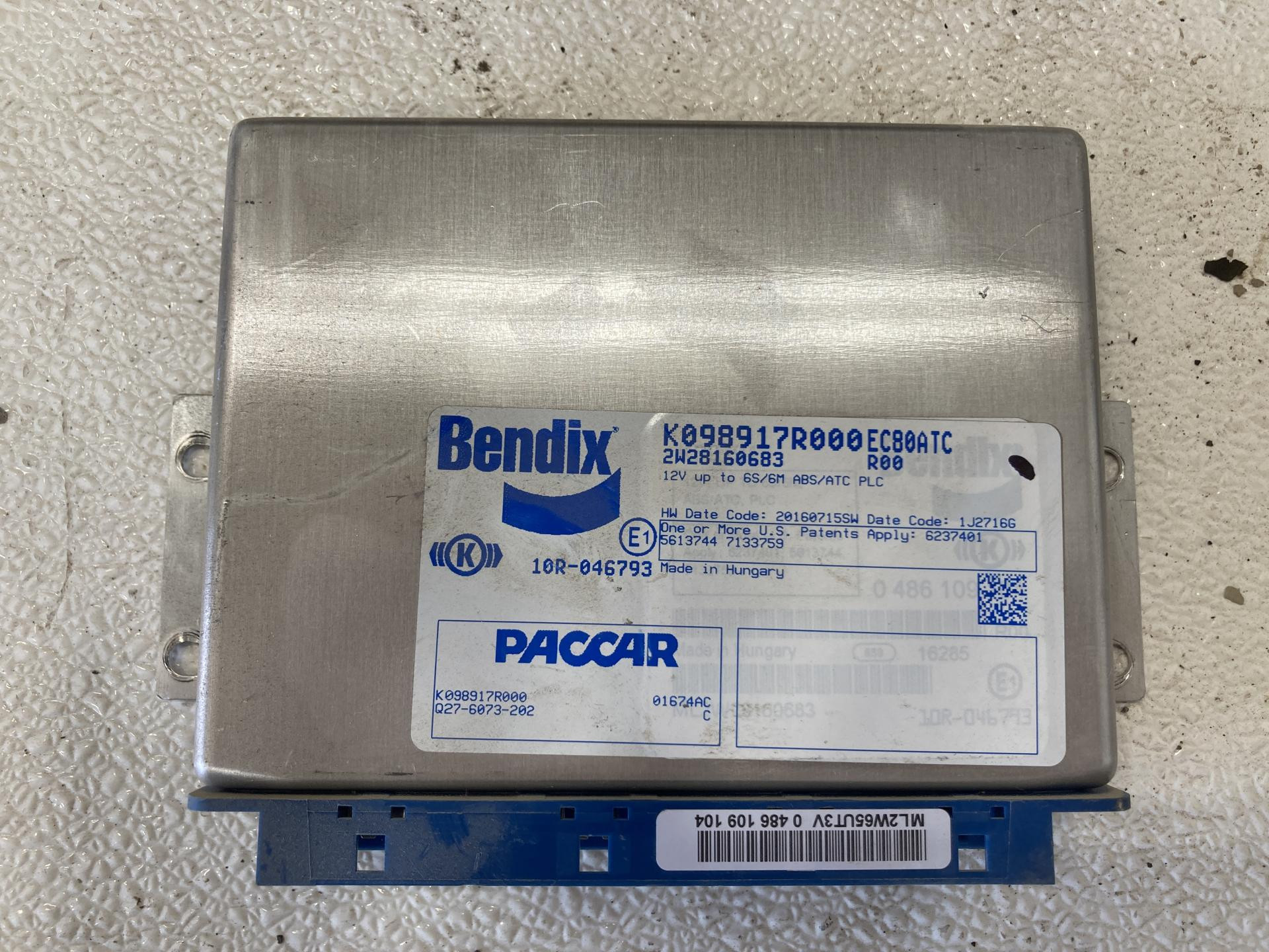 K098917R000 | Peterbilt 567 Brake Control Module (ABS) for Sale