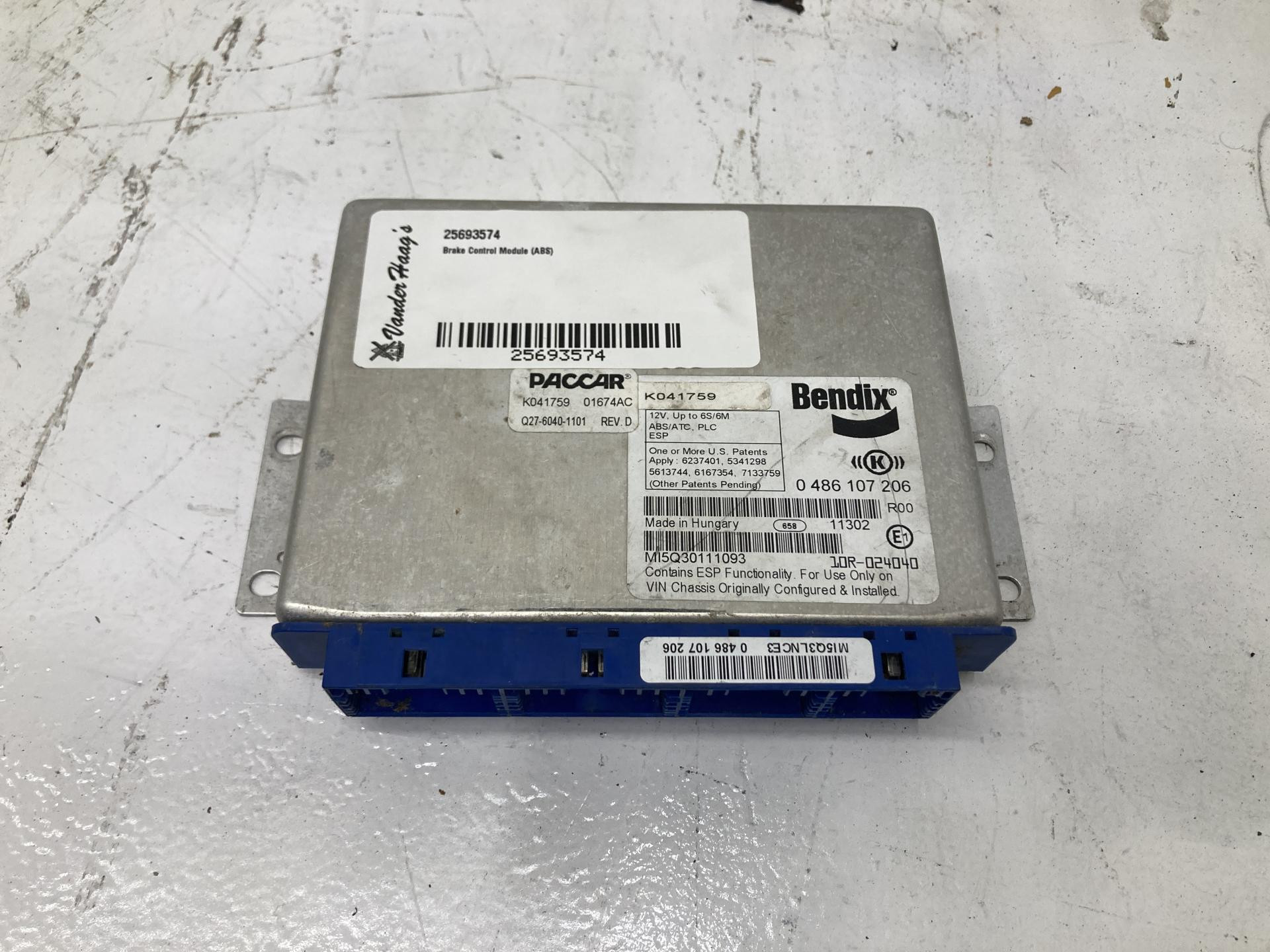 Peterbilt 579 Brake Control Module (ABS) for Sale
