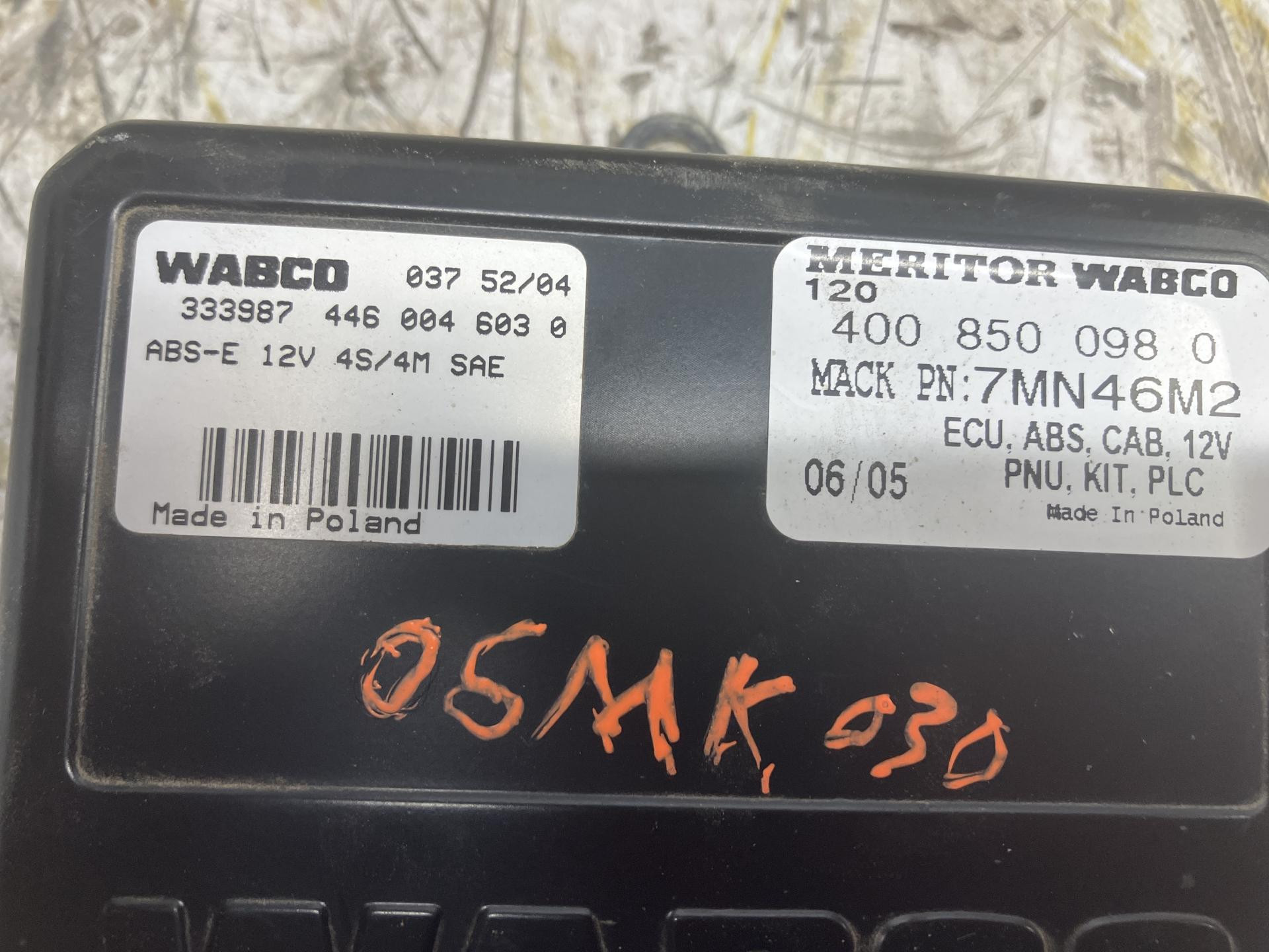 3339874460046030 | Mack CXN Brake Control Module (ABS) for Sale
