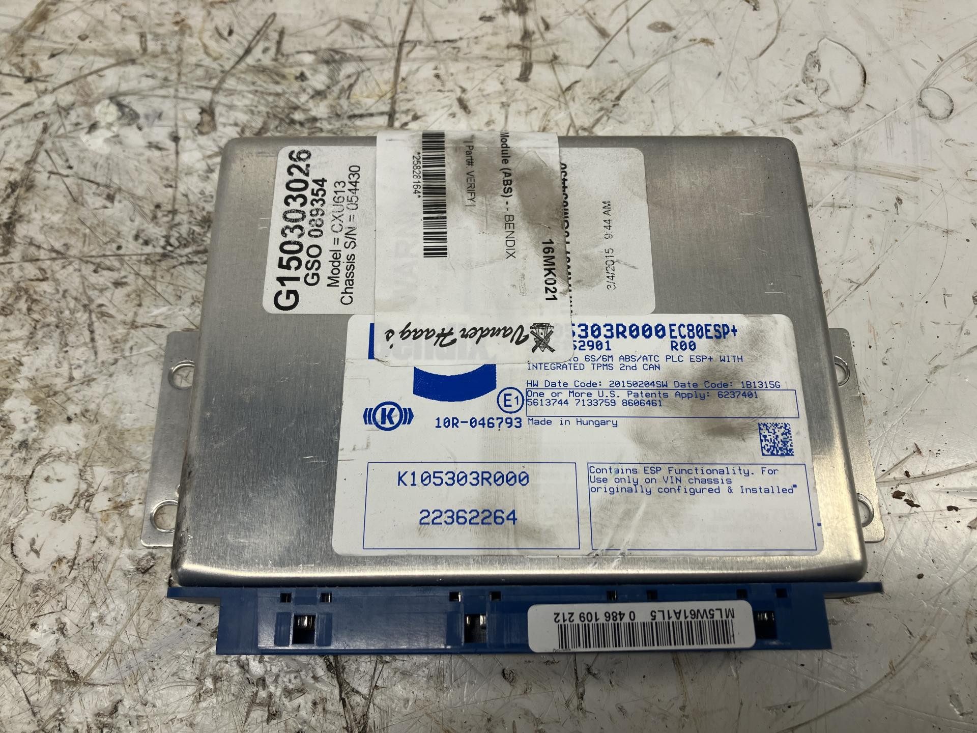 Mack CXU613 Brake Control Module (ABS) for Sale