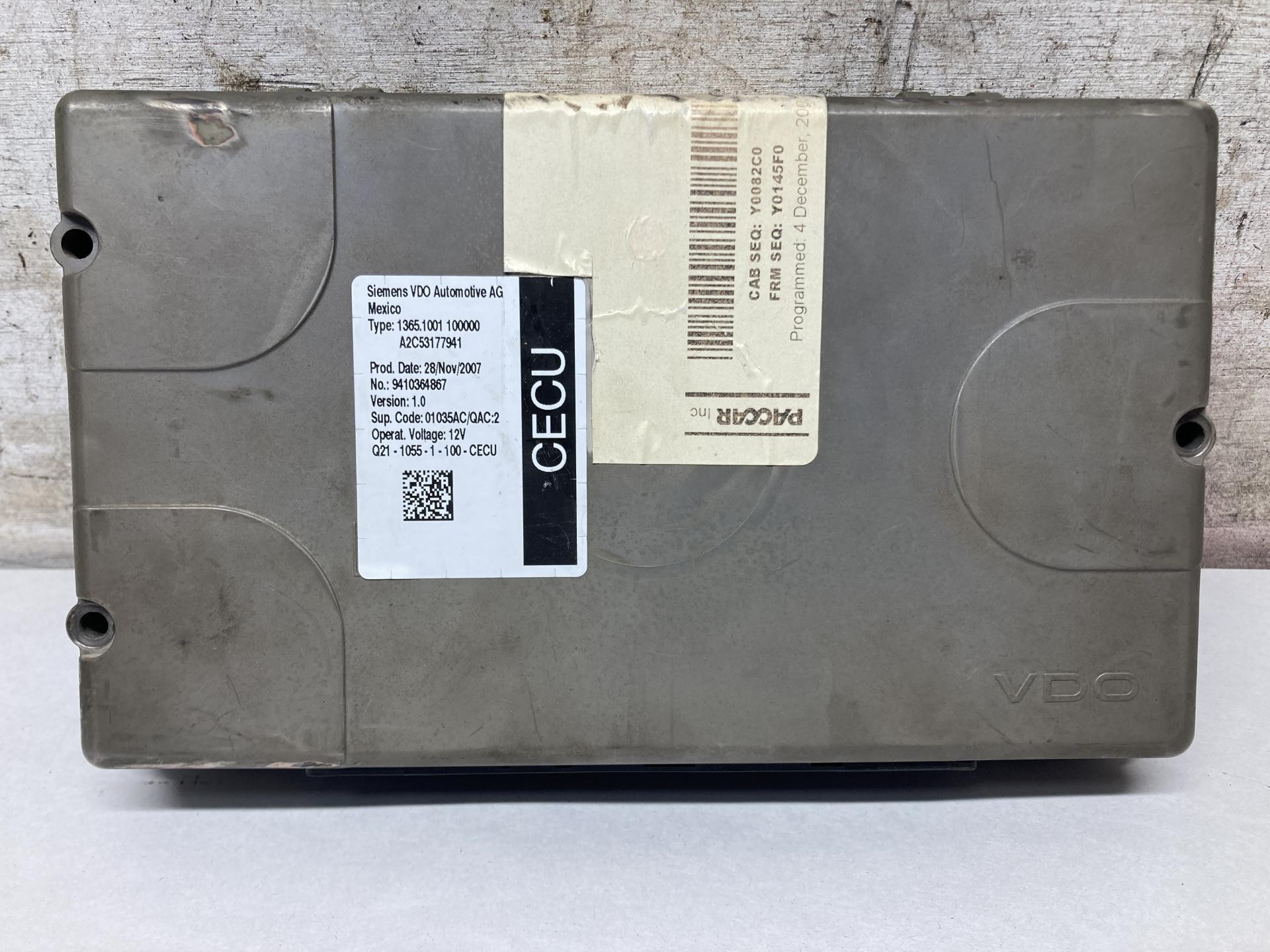 Q21-1055-1-100 | Peterbilt 388 Cab Control Module CECU for Sale