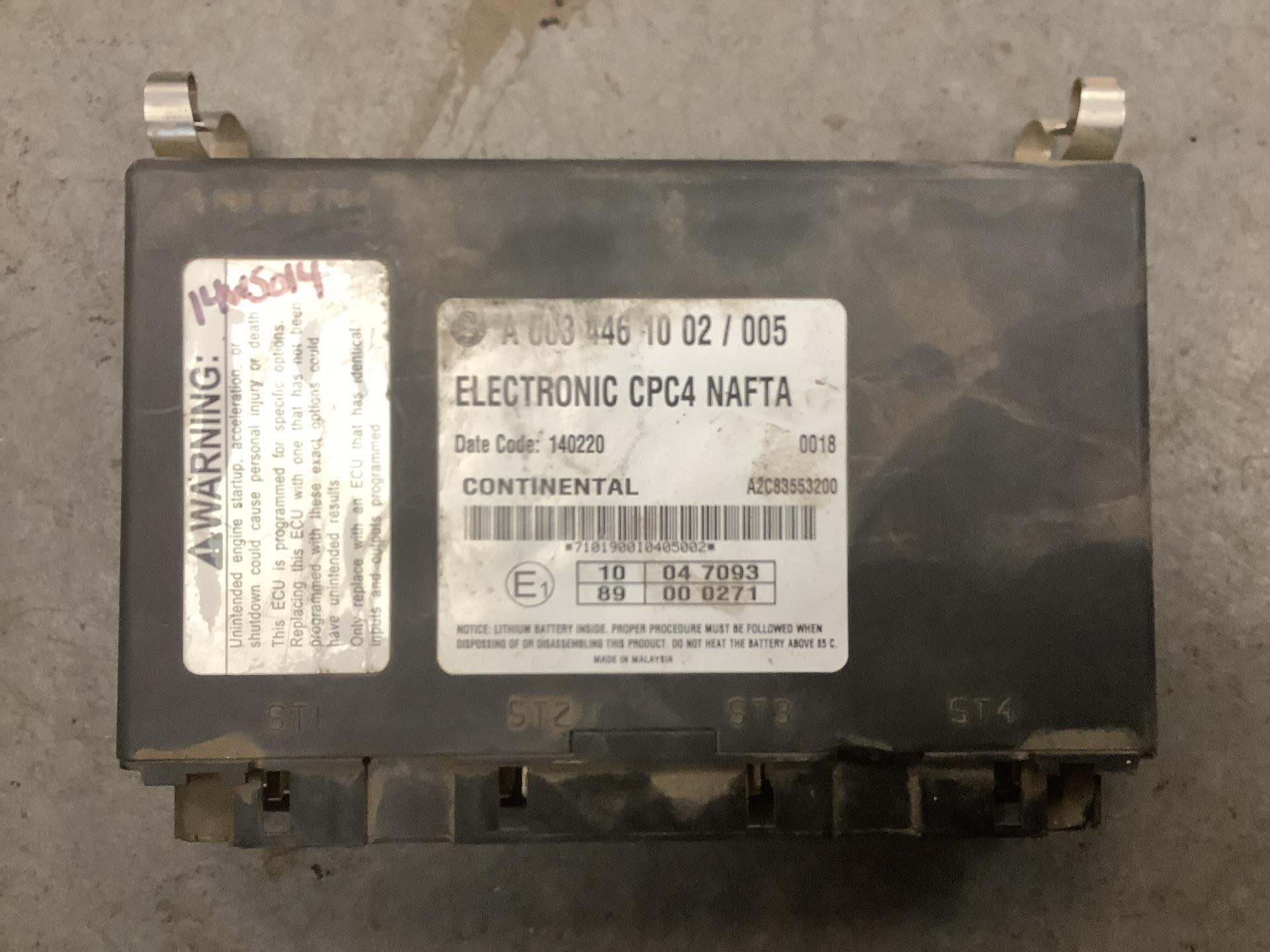 A0034461002 | Western Star Trucks 4700 Cab Control Module CECU for Sale
