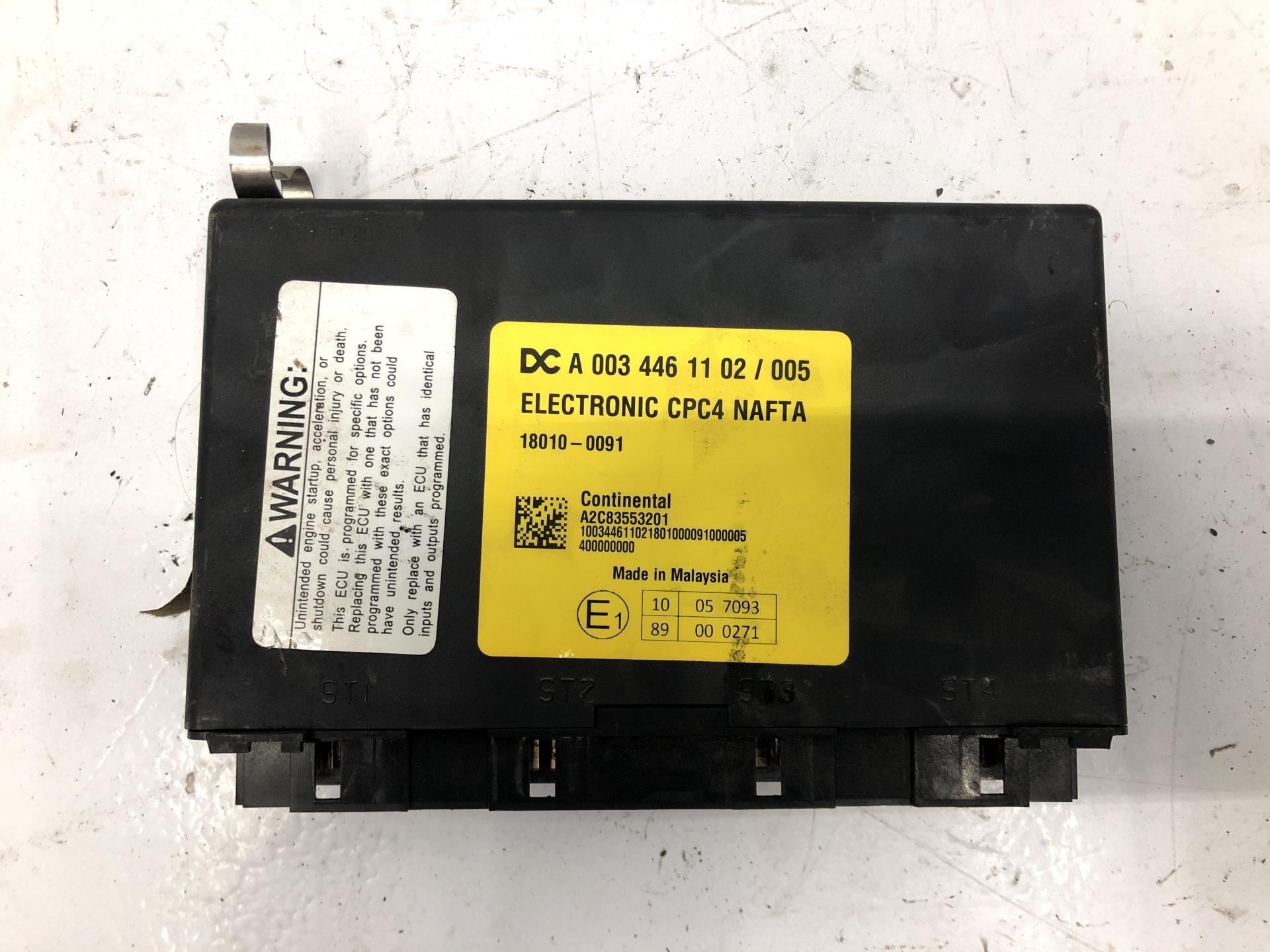 A0034461102/005 | Western Star Trucks 4700 Cab Control Module CECU for Sale