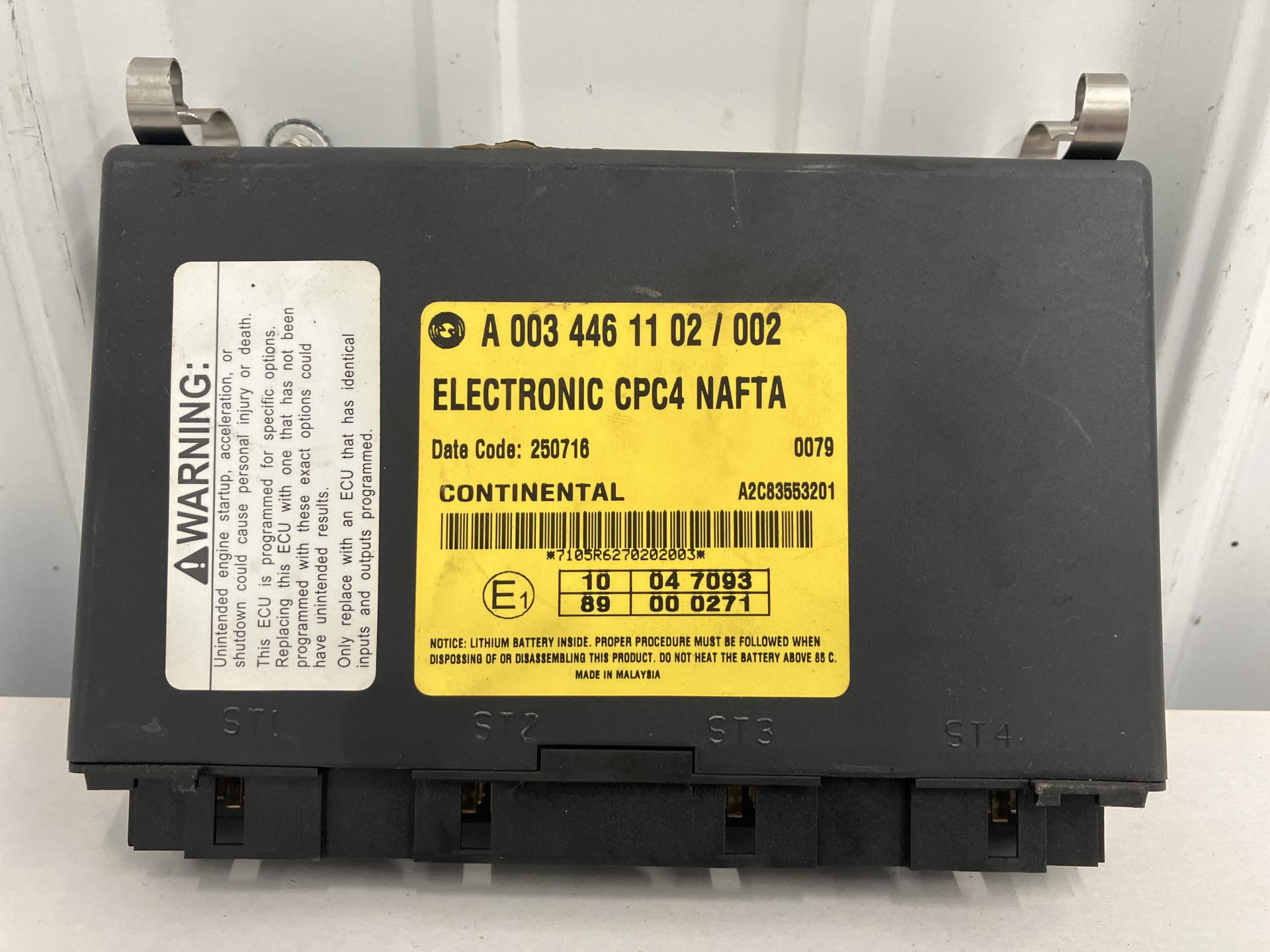 A0034461102 | Western Star Trucks 4900FA Cab Control Module CECU for Sale