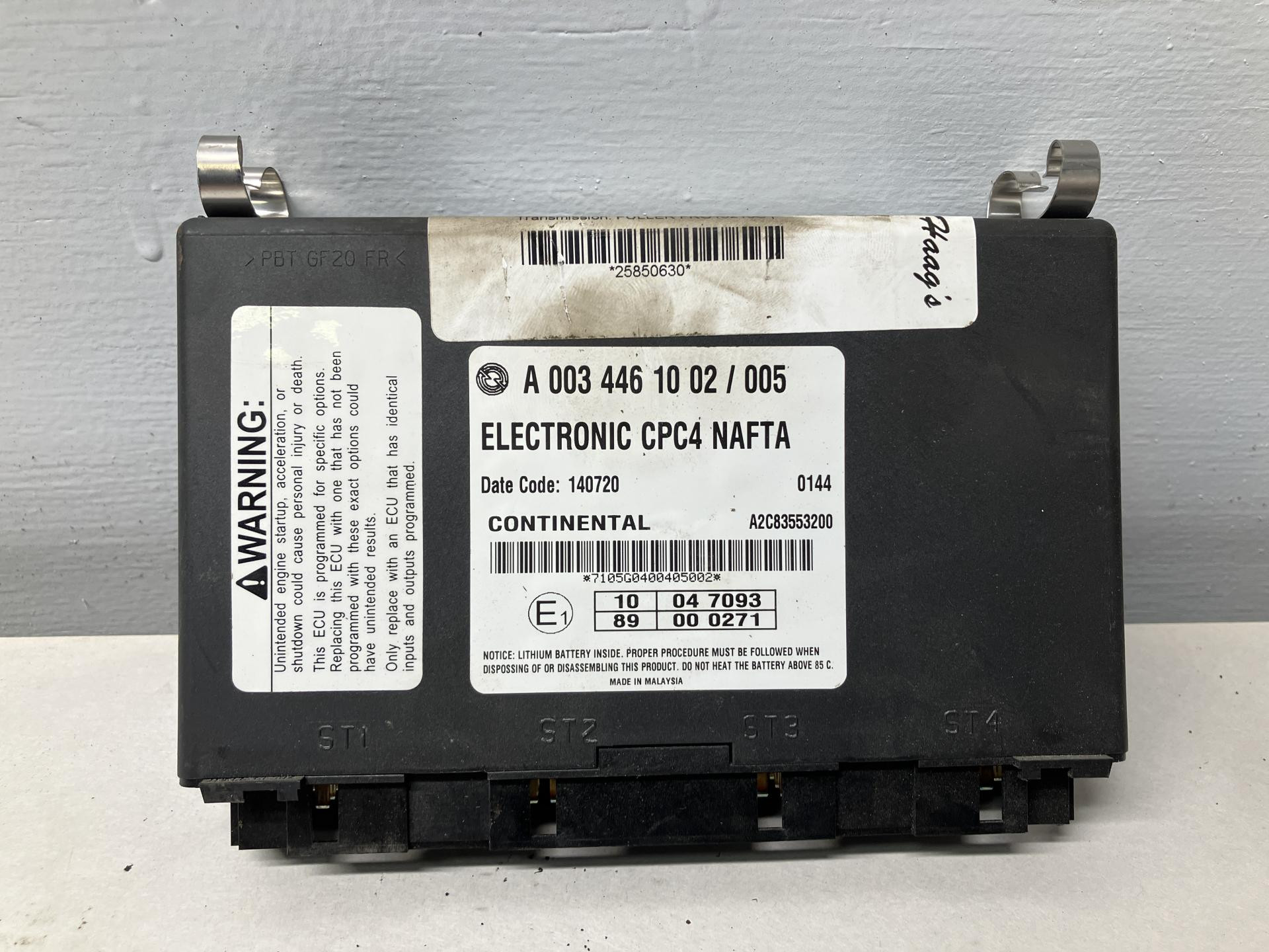 A0034461002-005 | Western Star Trucks 4800 Cab Control Module CECU for Sale