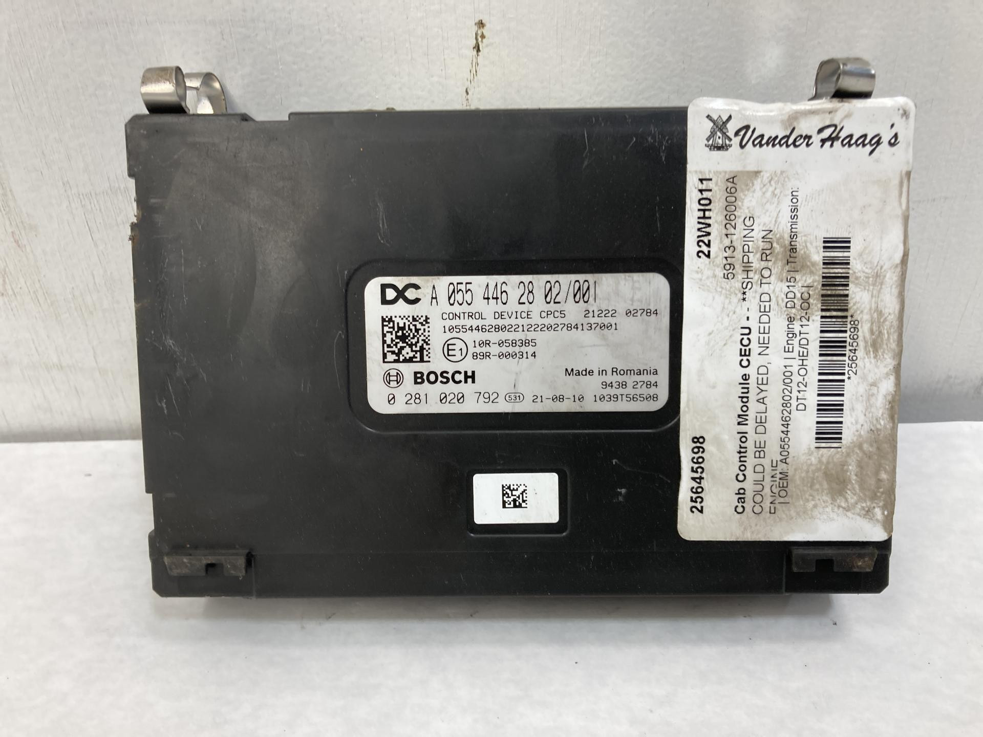 A0554462802/001 | Freightliner CASCADIA Cab Control Module CECU for Sale