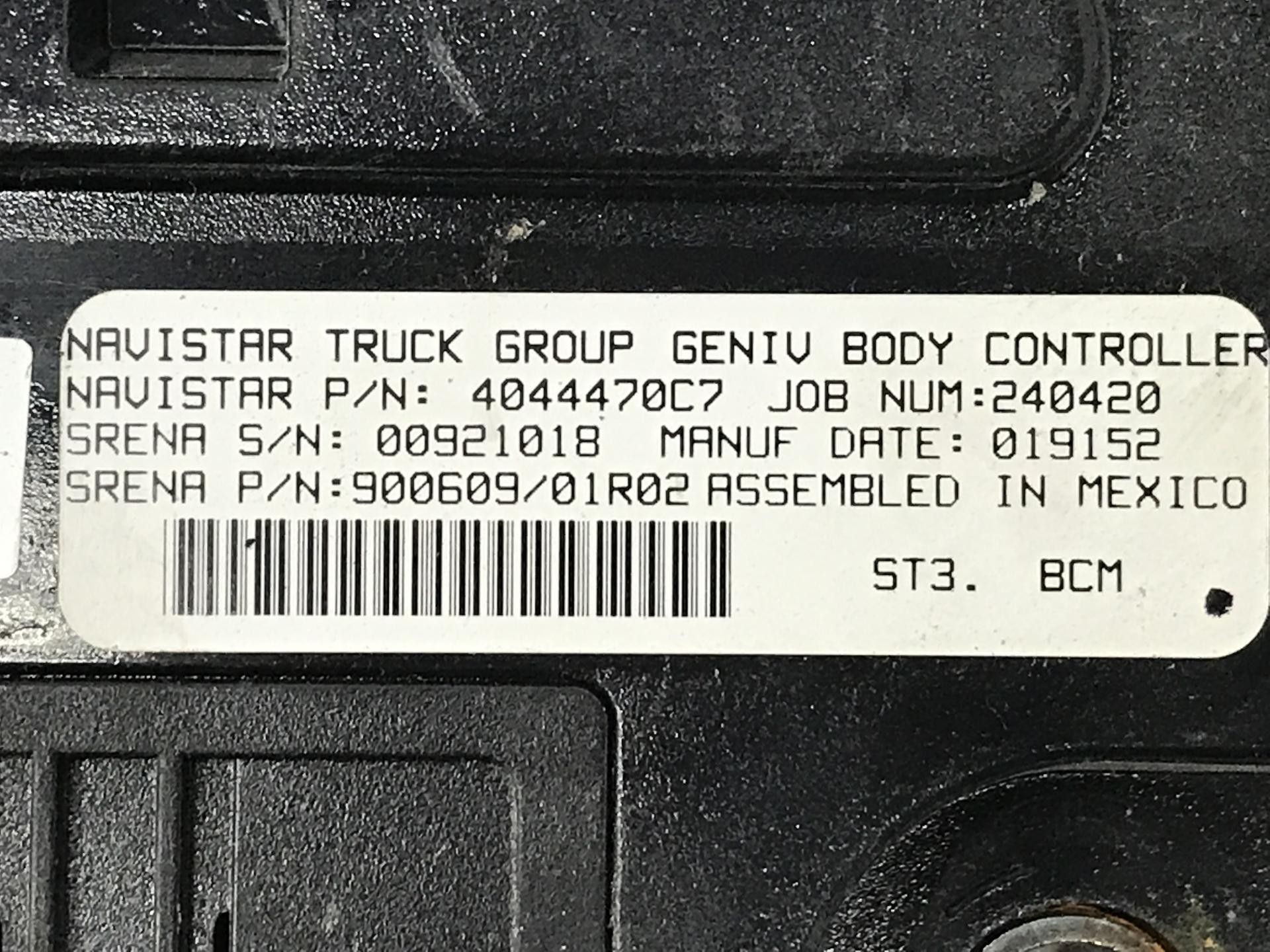 4044470C7 | International MV607 Cab Control Module CECU for Sale