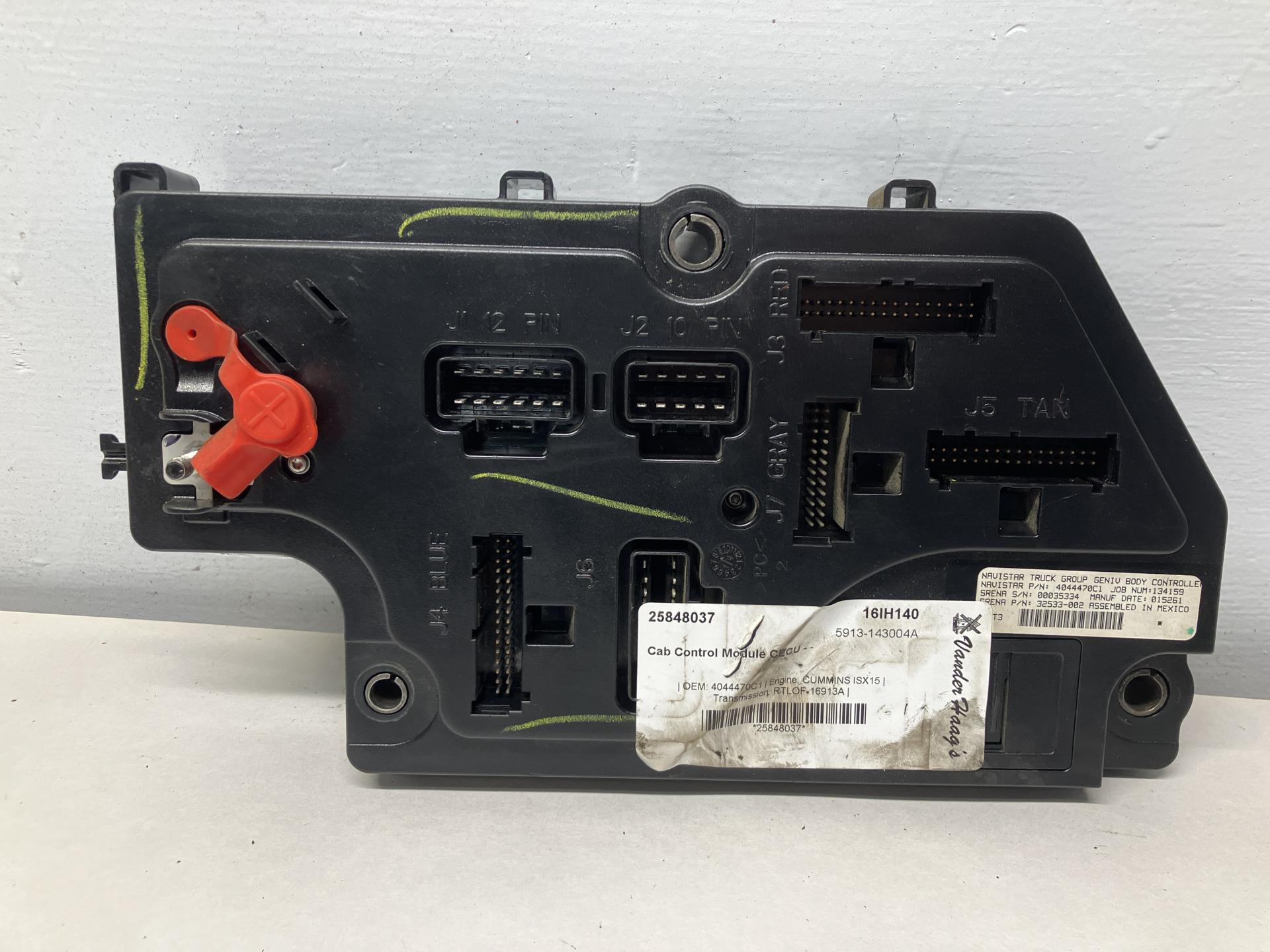 4044470C1 | International PROSTAR Cab Control Module CECU for Sale