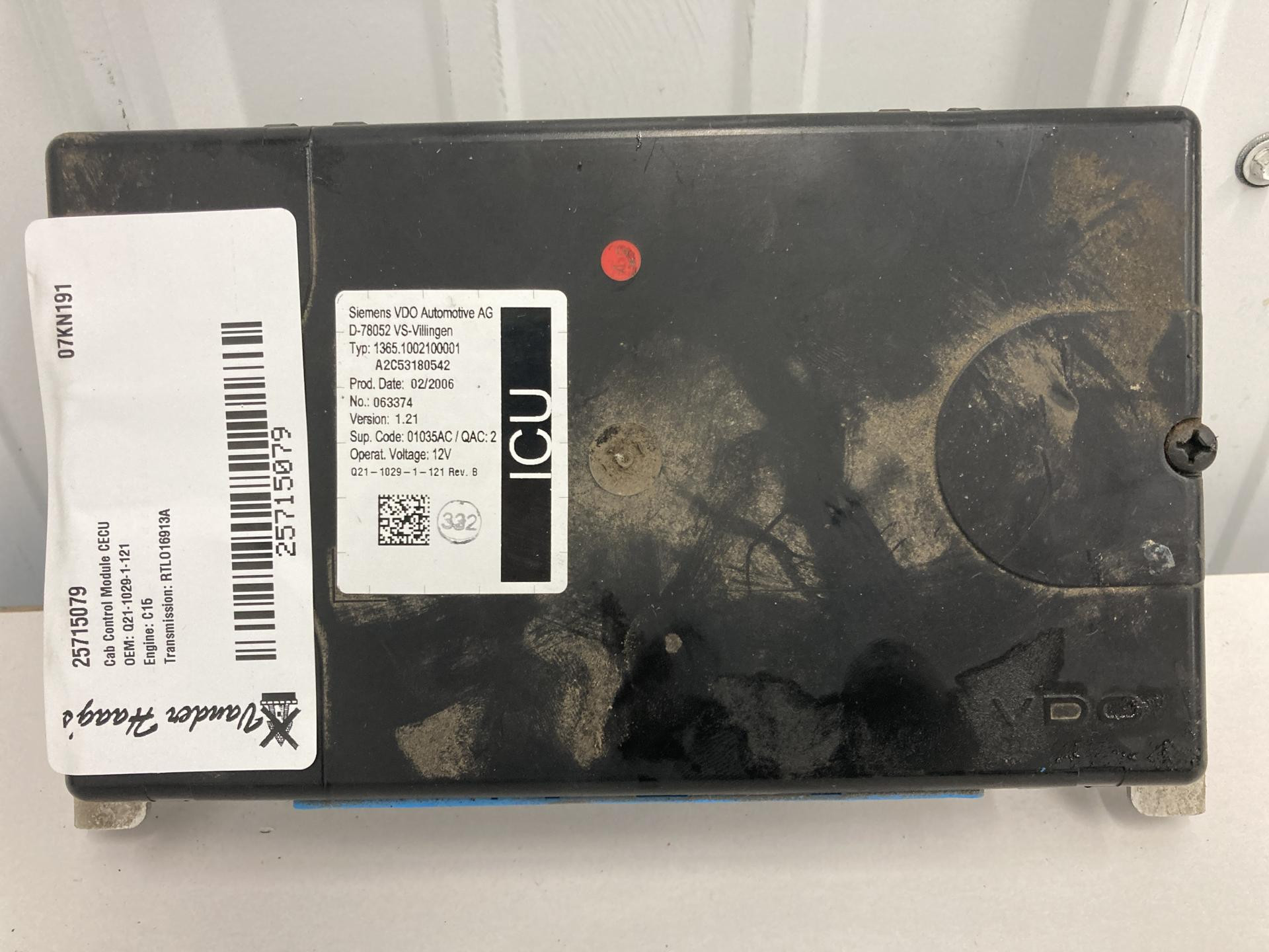 2110761100 | Kenworth T600 Cab Control Module CECU for Sale