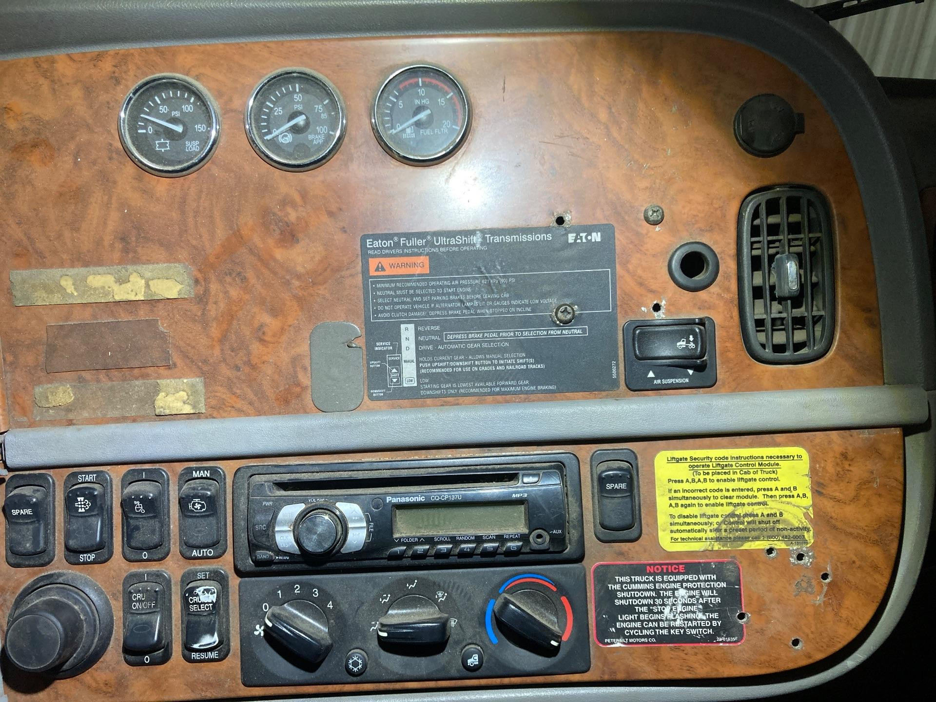 Peterbilt 384 Dash Panel for Sale