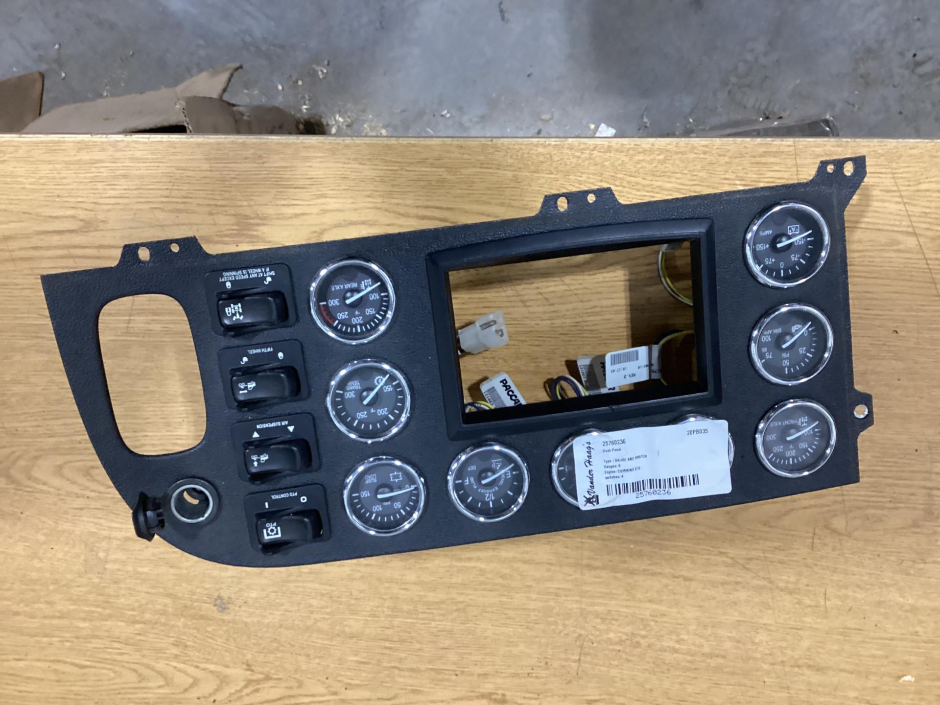 Peterbilt 389 Dash Panel for Sale
