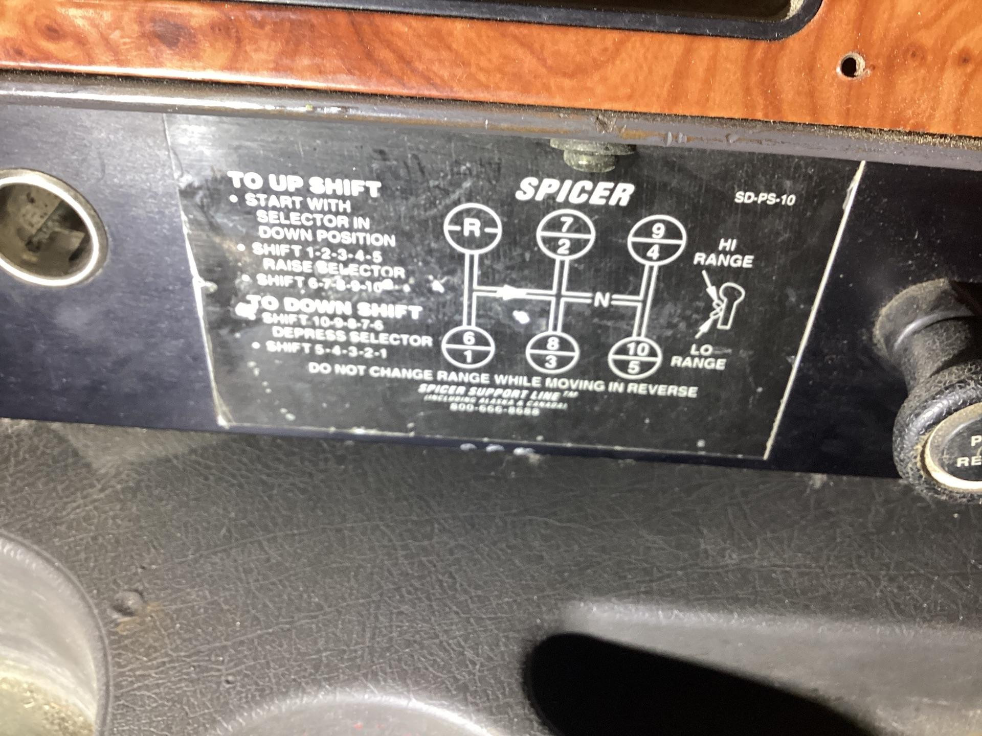 Spicer PSO165-10S Shift Lever for Sale