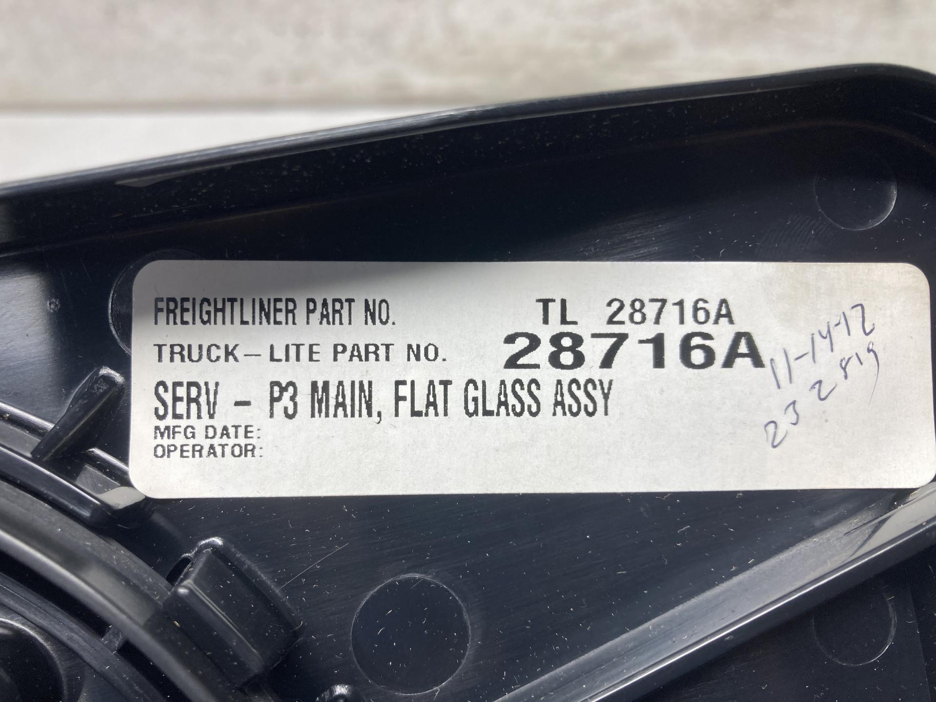 TL 28716A | Freightliner CASCADIA Door Mirror,Glass for Sale