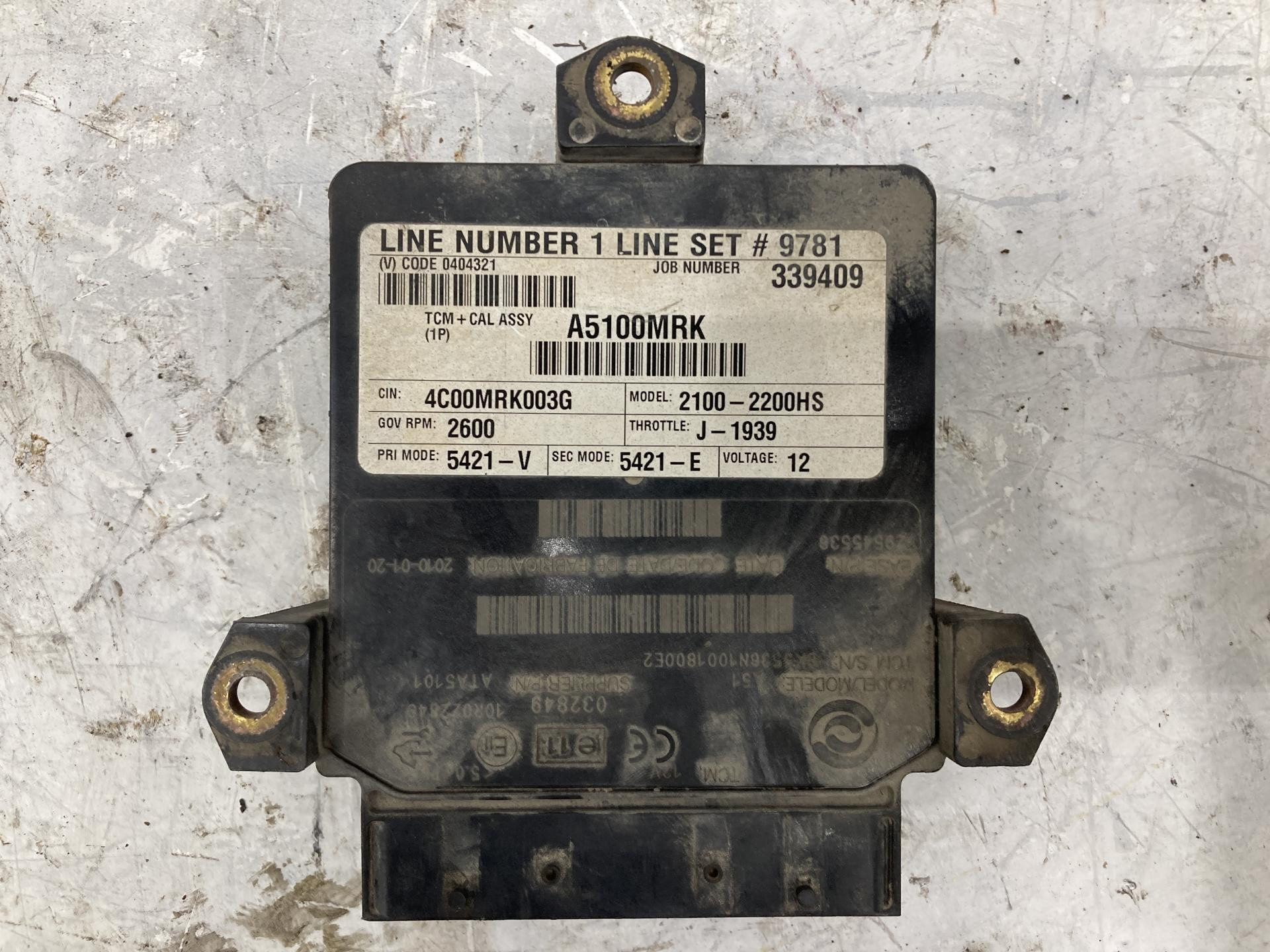 29545536 | Allison 2100 HS TCM | Transmission Control Module for Sale