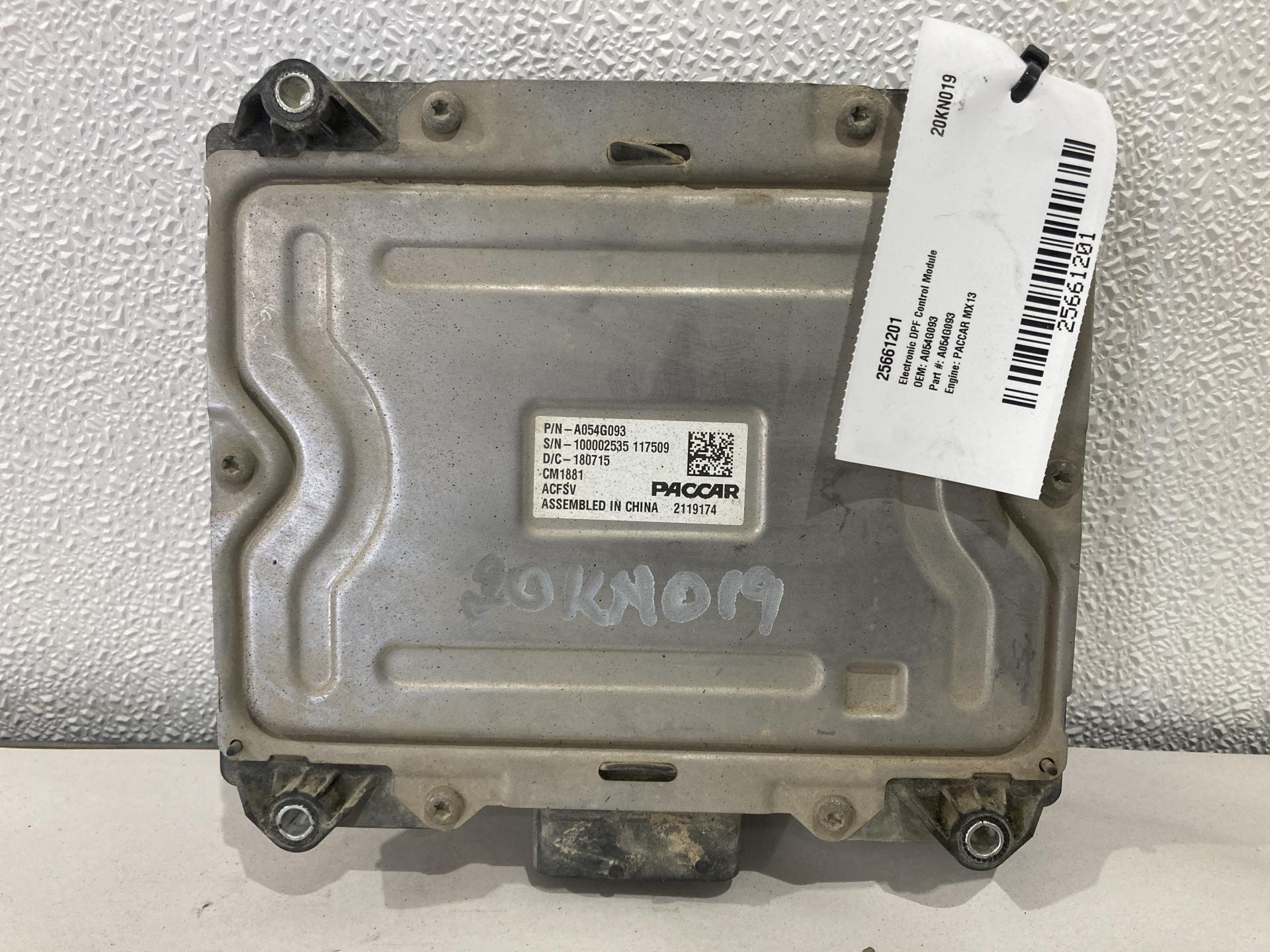 A054G093 | Kenworth T880 Electronic DPF Control Module for Sale