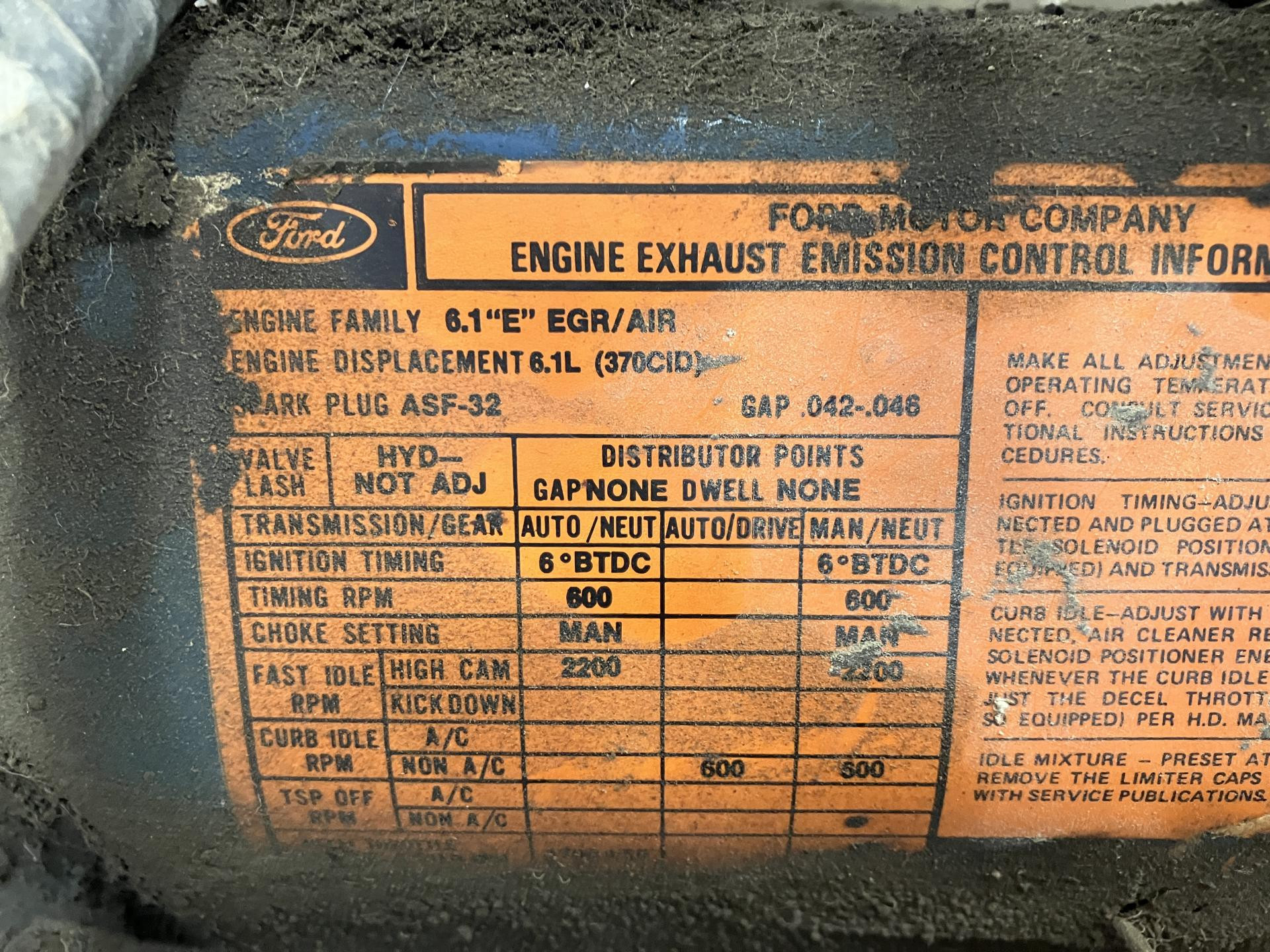 Ford 370 Engine Assembly for Sale
