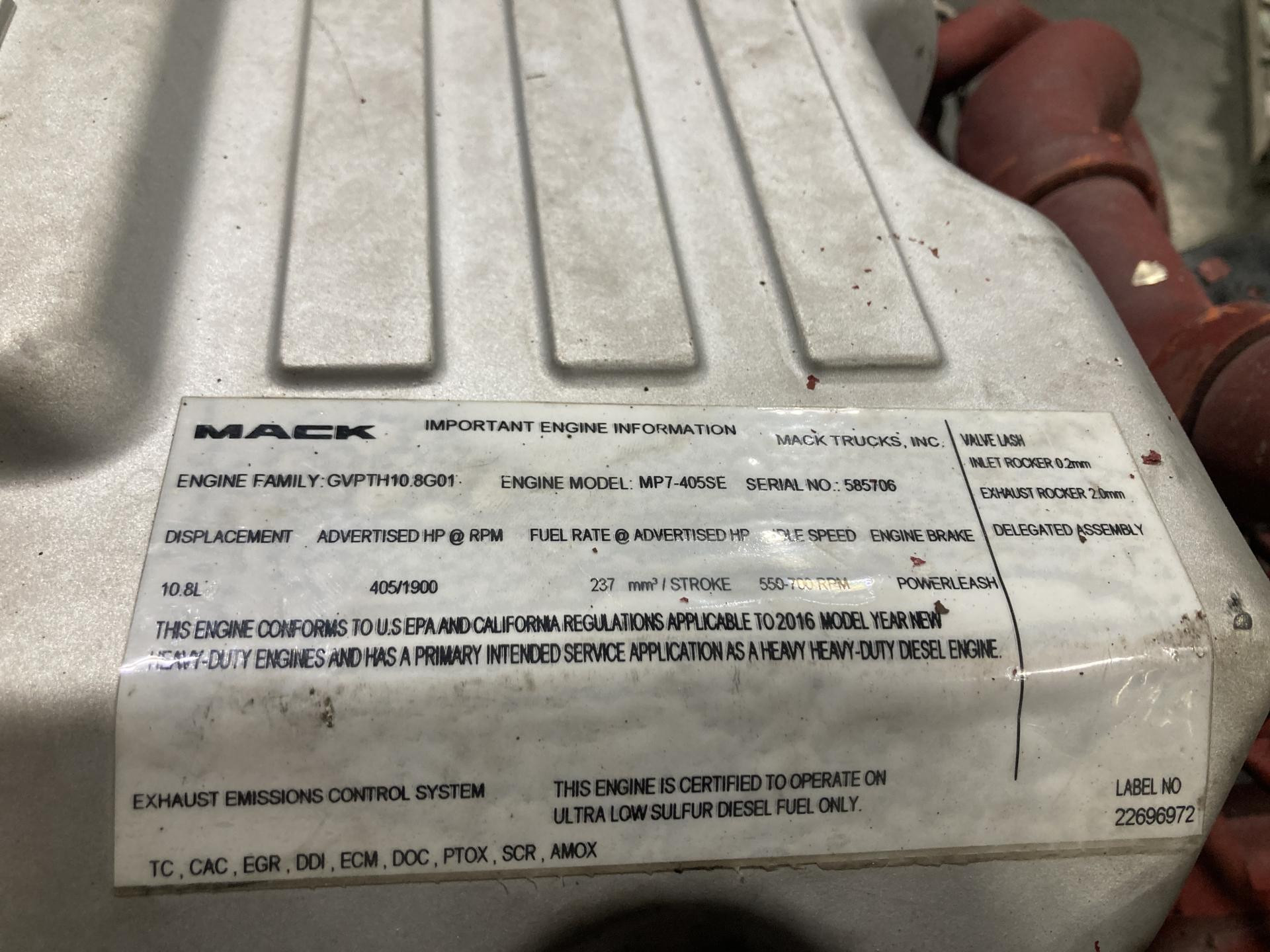 Mack MP7 Engine Assembly for Sale