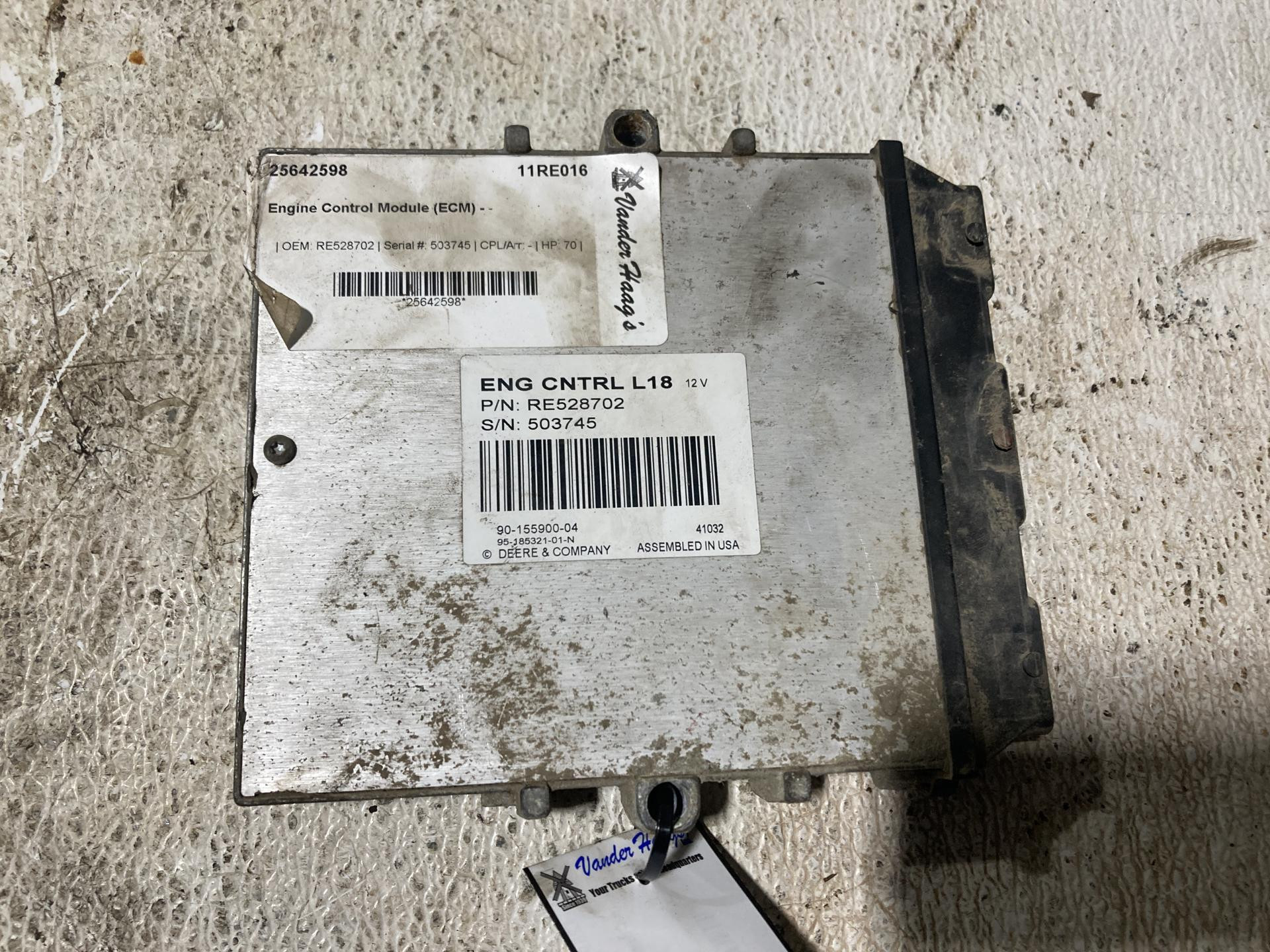 RE528702 | John Deere 326D Control Module for Sale