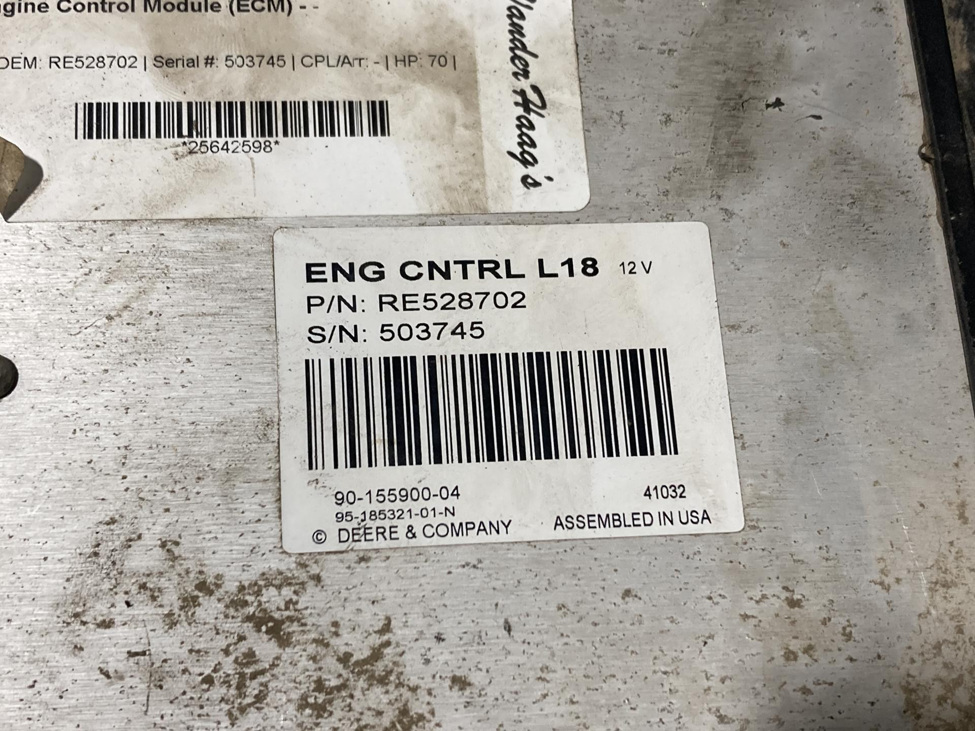 RE528702 | John Deere 326D Control Module for Sale