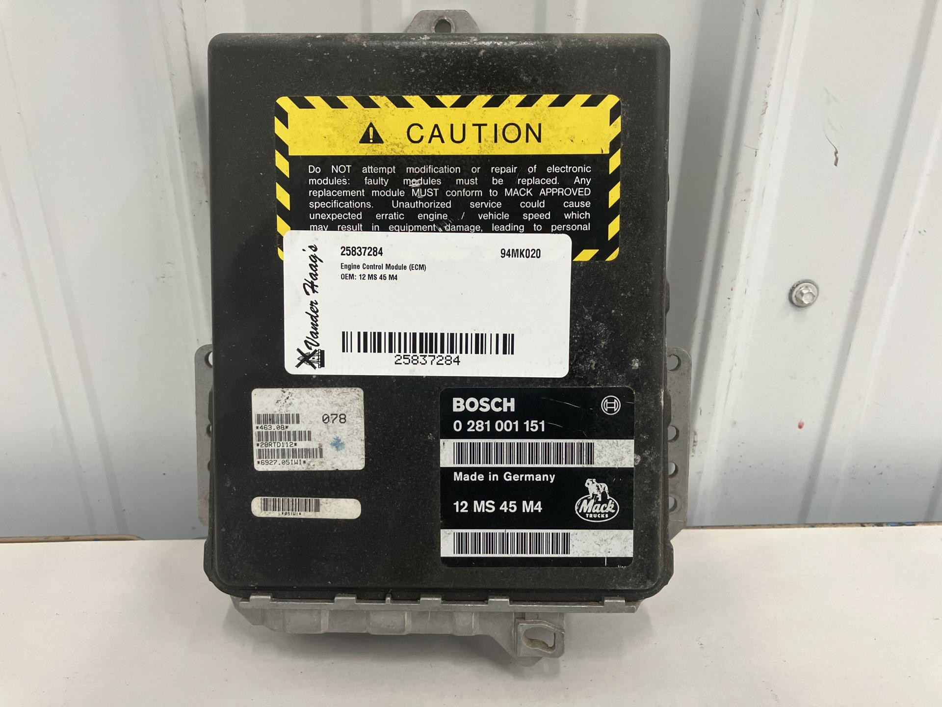 12 MS 45 M4 | Mack E7 ECM | Engine Control Module for Sale