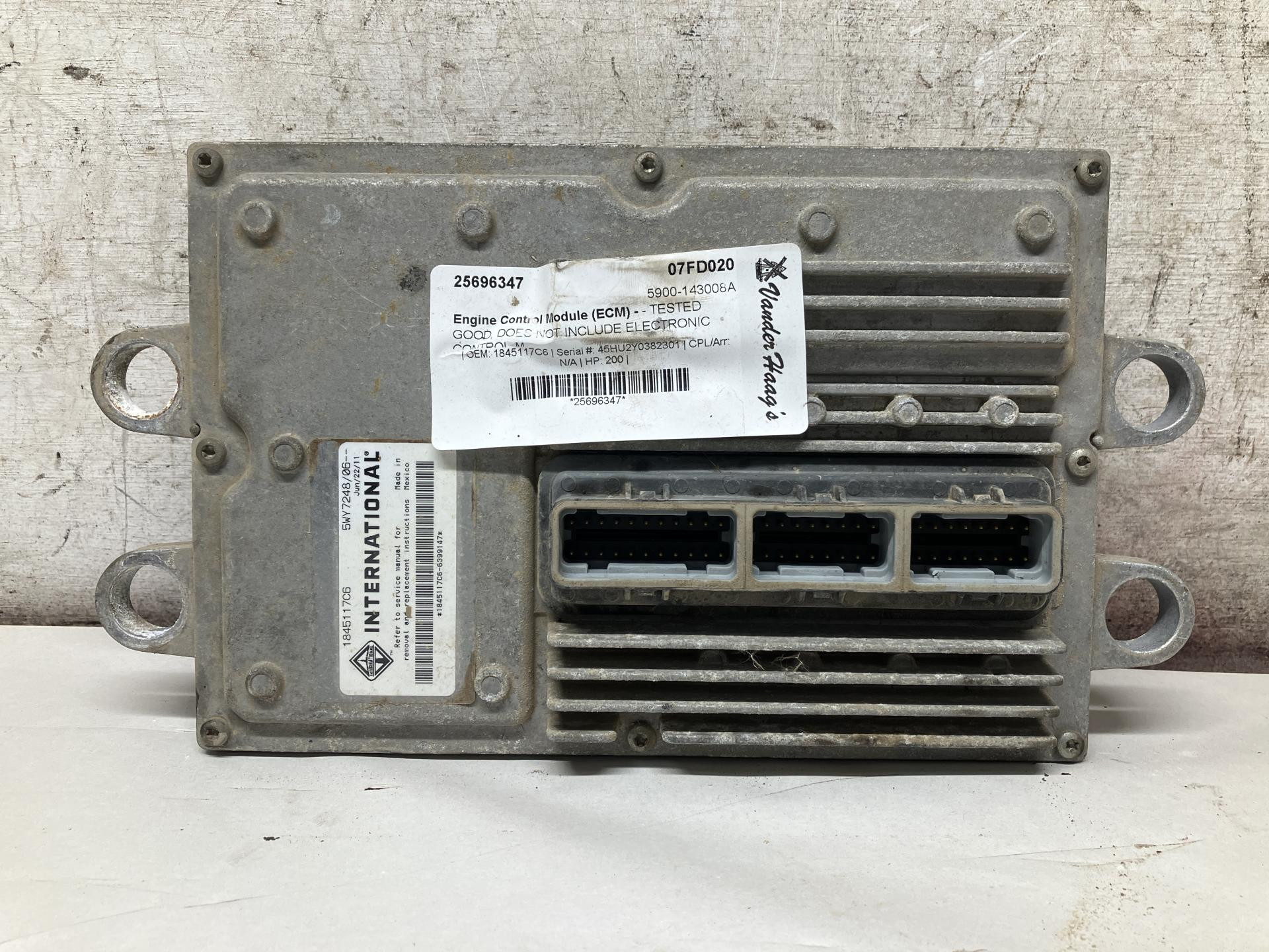 1845117C6 | International VT275 ECM | Engine Control Module for Sale