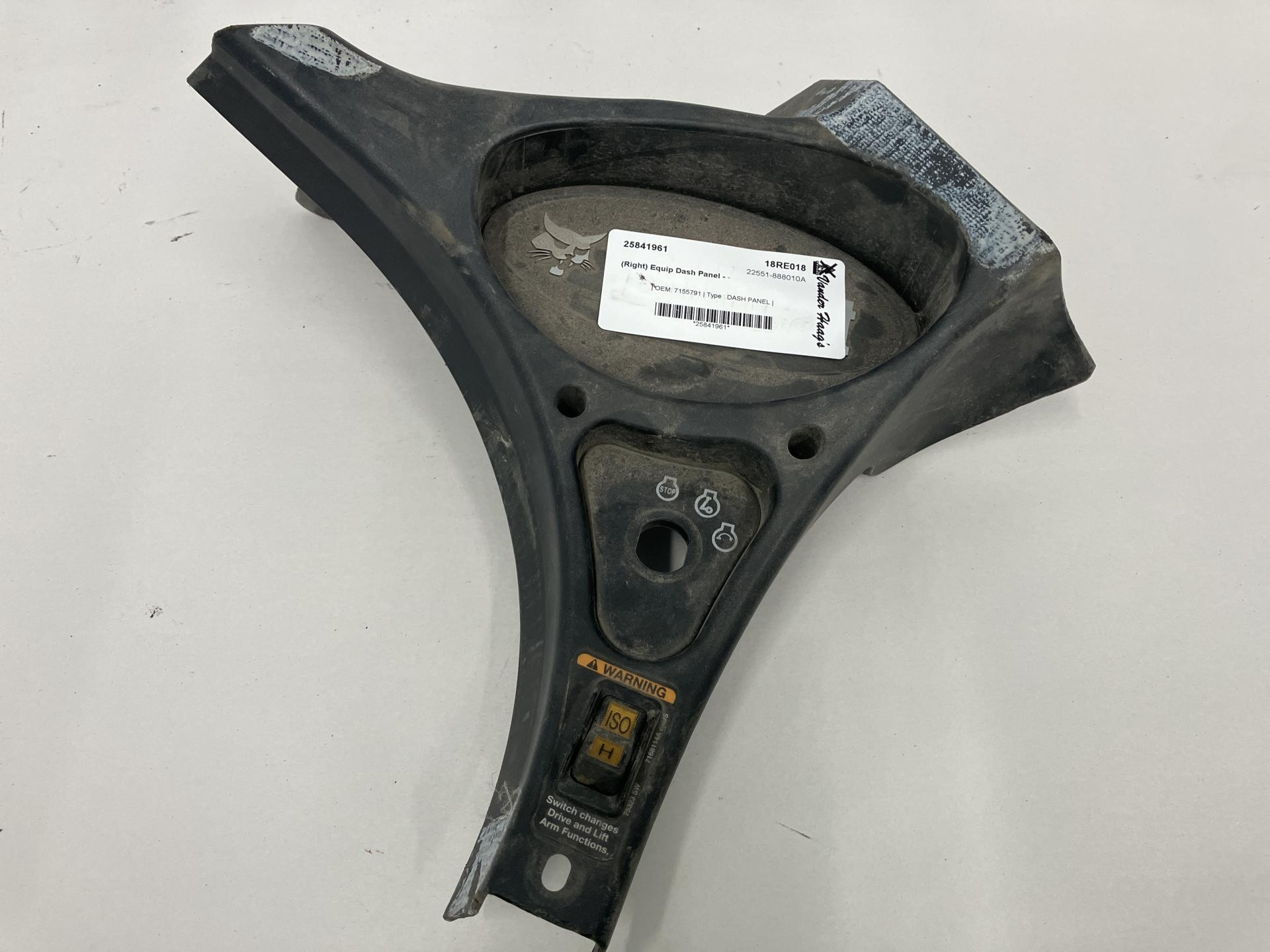 Bobcat S630 Dash Panel for Sale