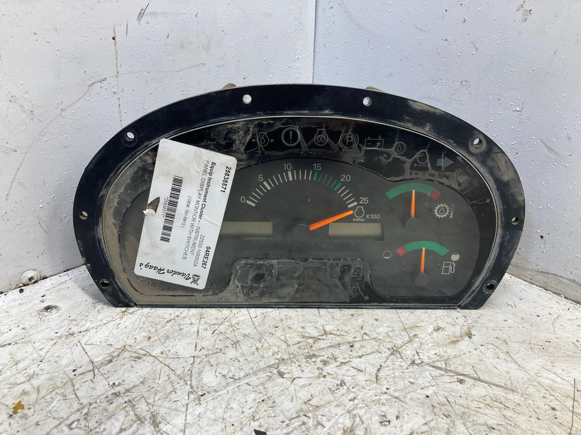 191-0912 | CAT TH360B Instrument Cluster for Sale