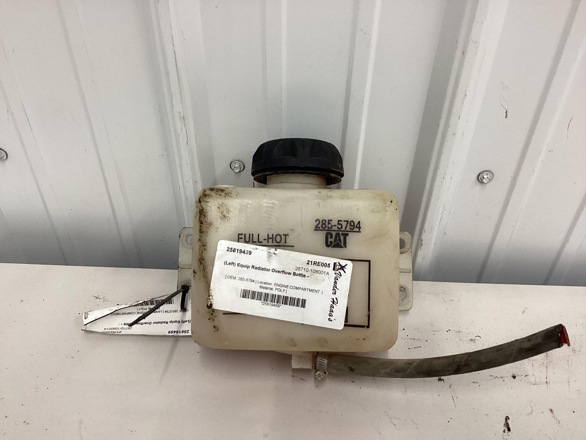 285-5794 | CAT 242D3 Radiator Overflow Bottle for Sale