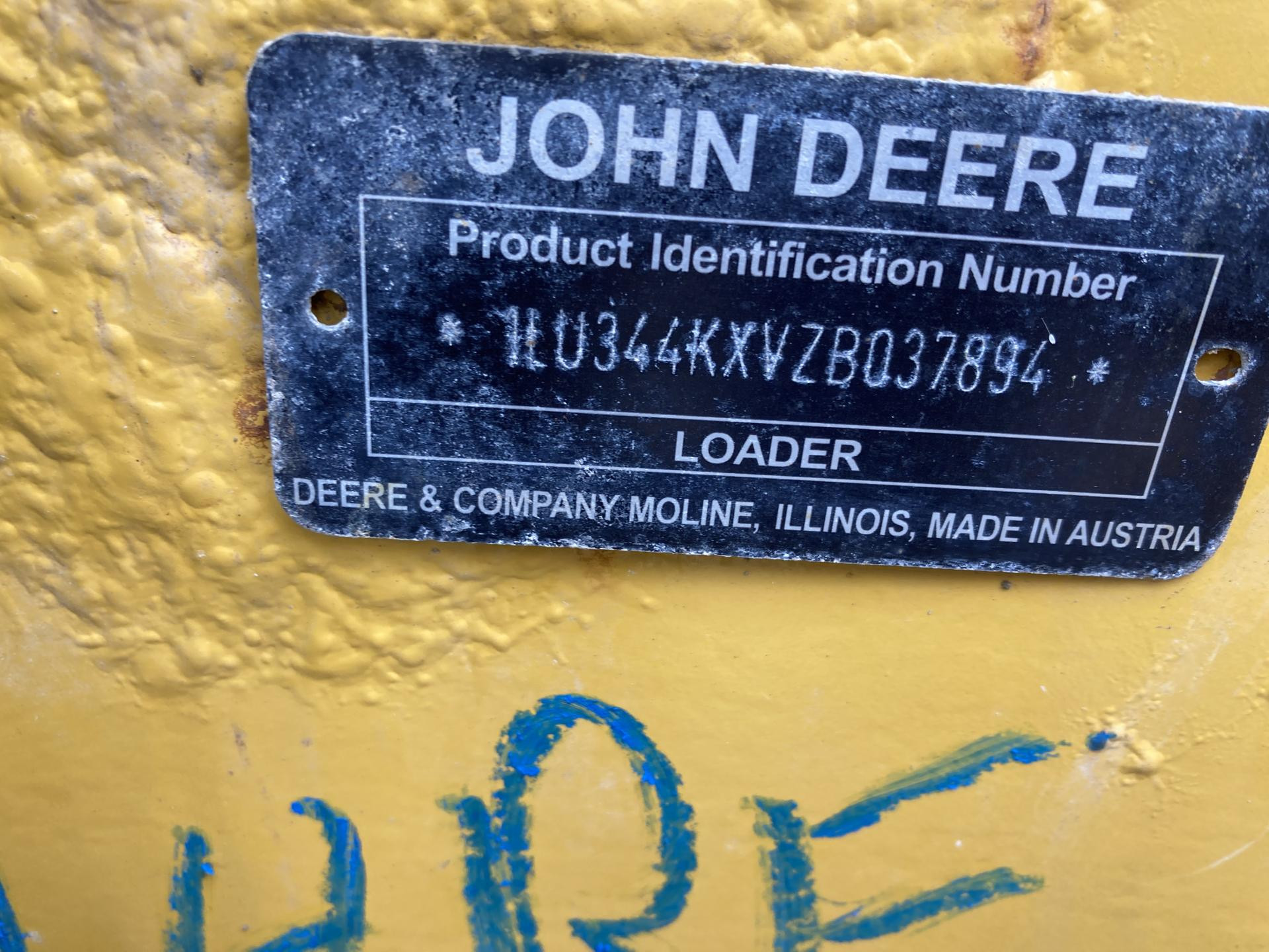 John Deere 344K Equipment Parts Unit for Sale