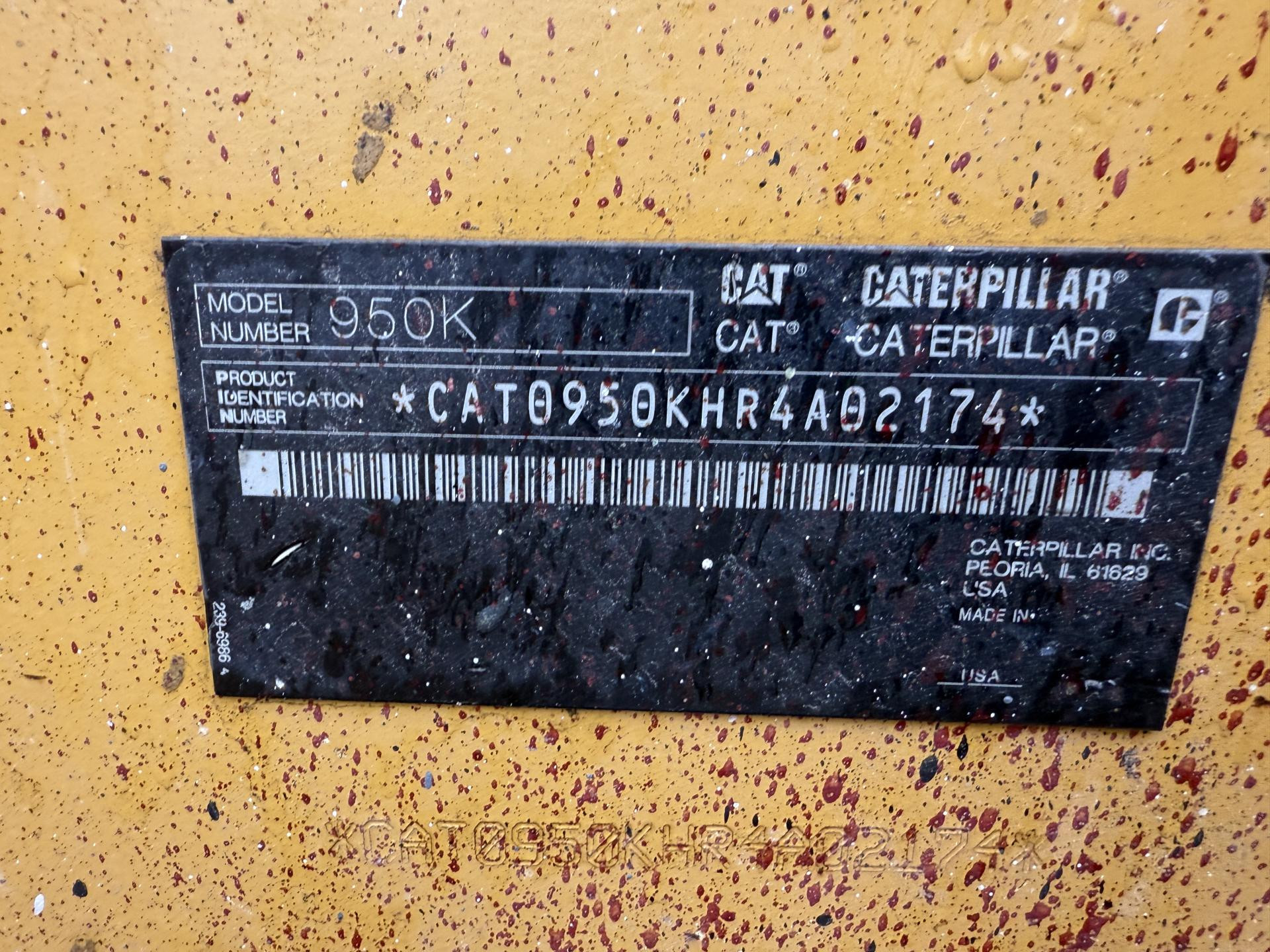 CAT 950K Equipment Parts Unit for Sale