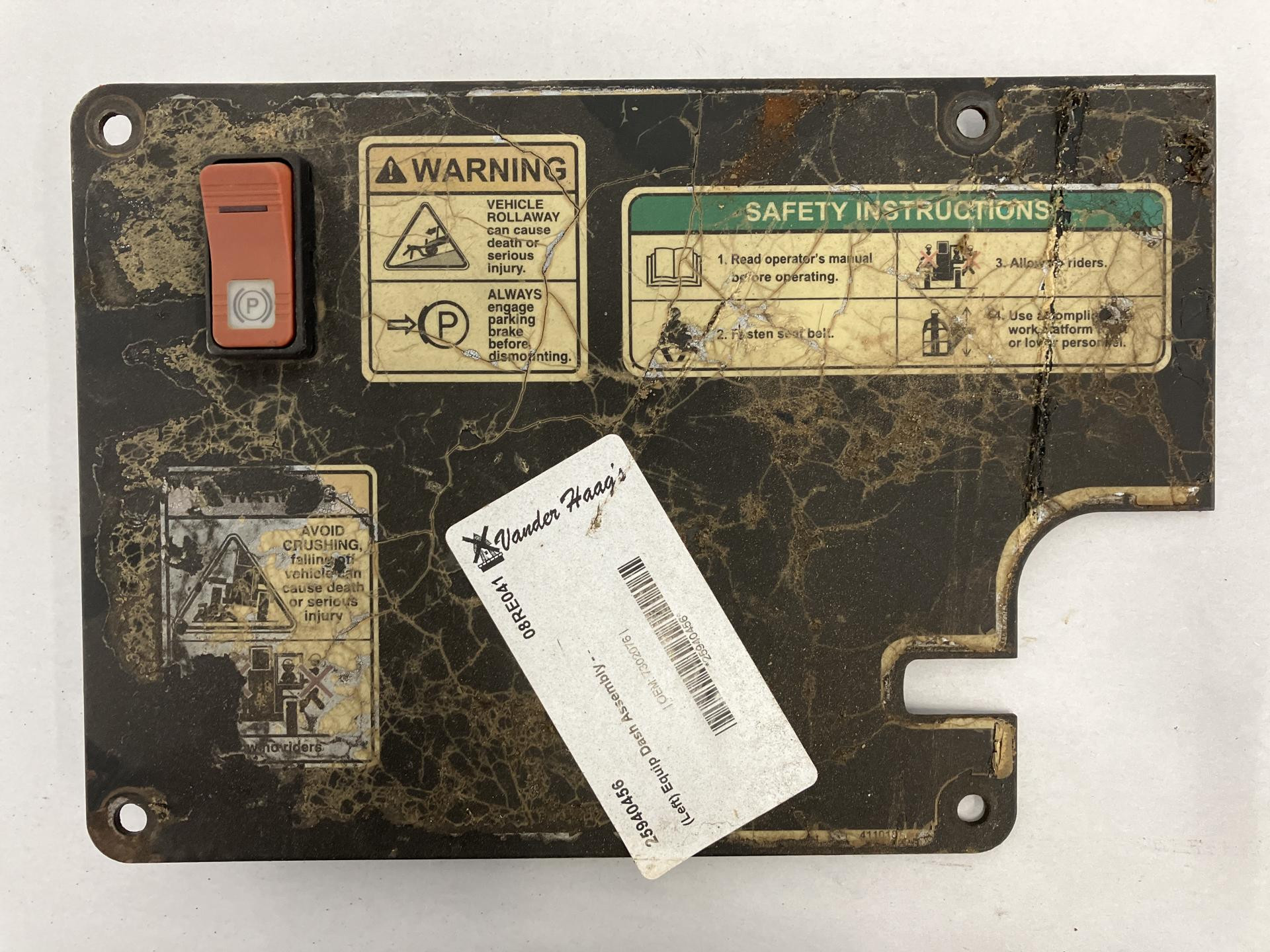 Skytrak 6042 Euip Dash Assem for Sale