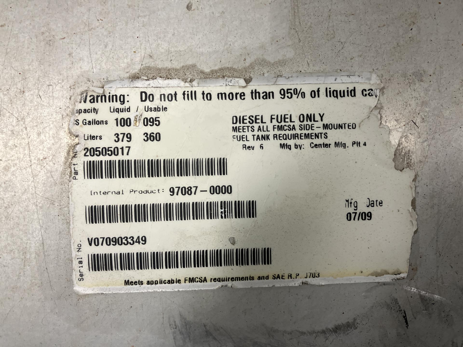 43001-1075 | Volvo ROAD BOSS Fuel Tank for Sale