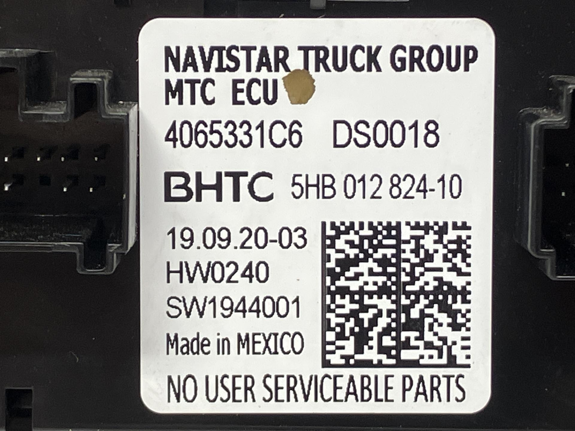 4065331C6 | International LT Heater & AC Temperature Control for Sale