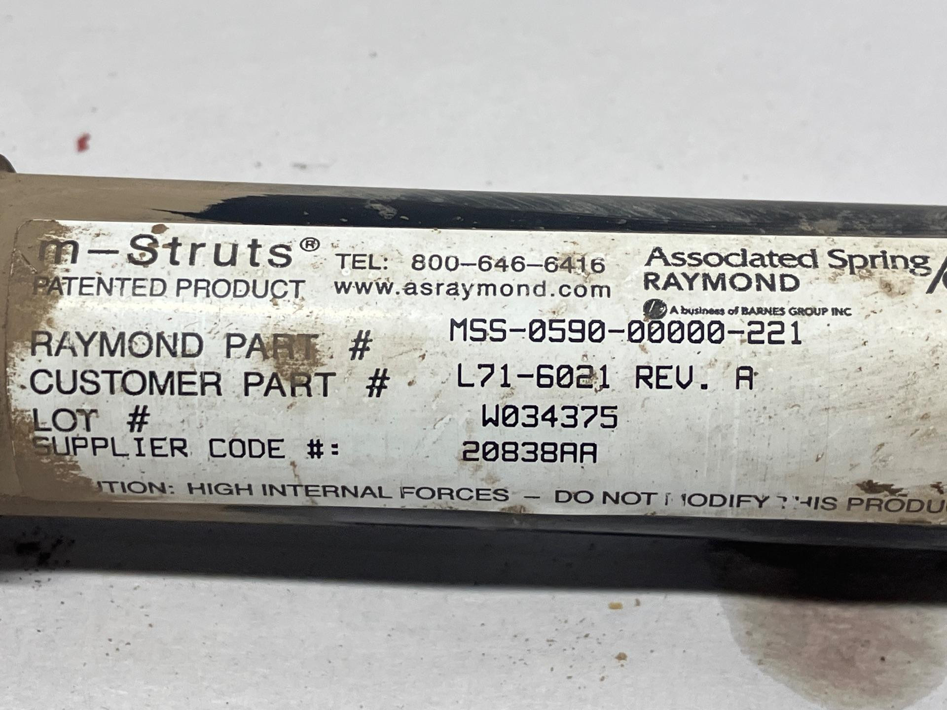L71-6021 | Kenworth T680 Hood Shock for Sale