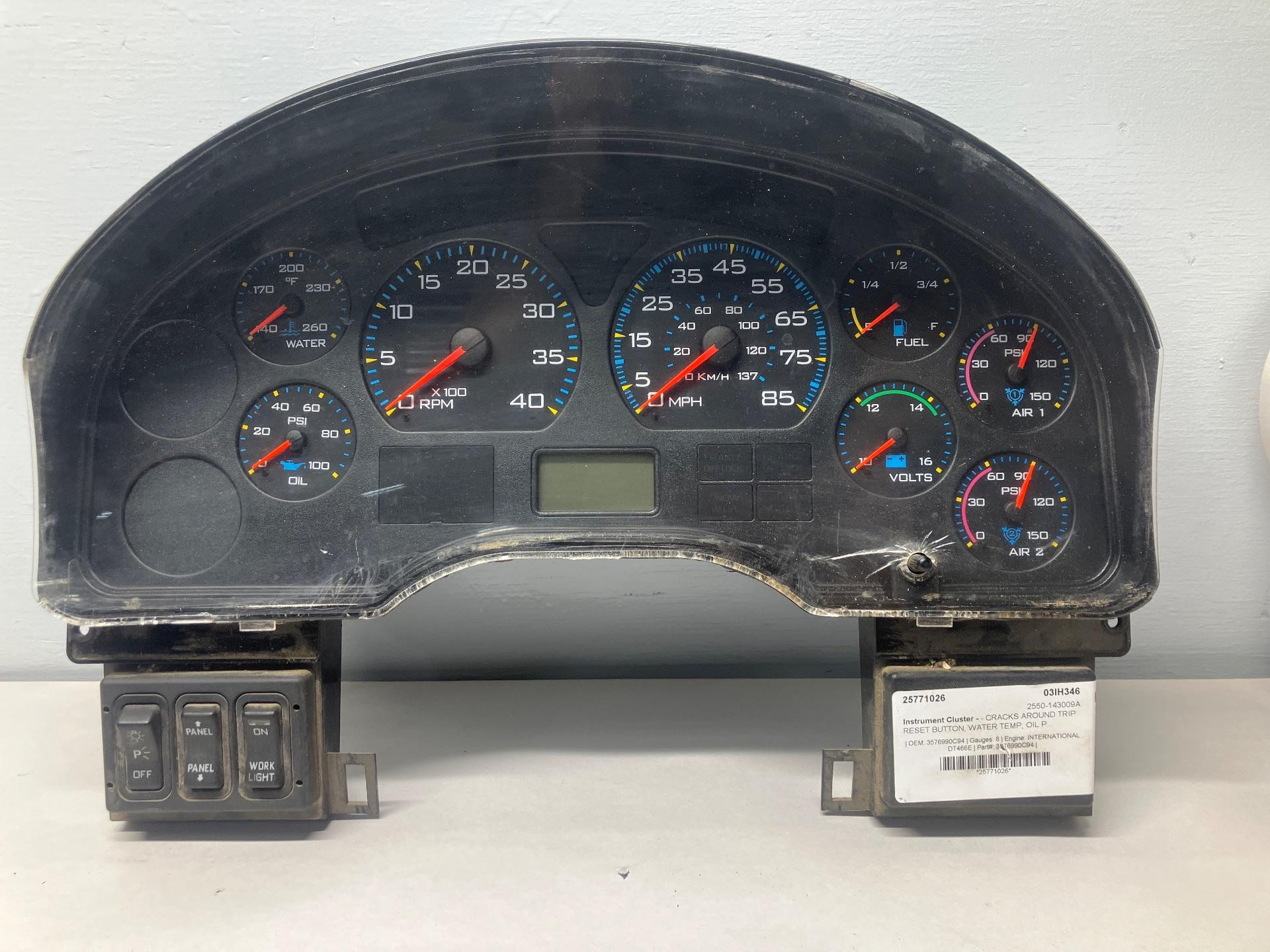 3576990C94 | International 4300 Speedometer Instrument Cluster for Sale
