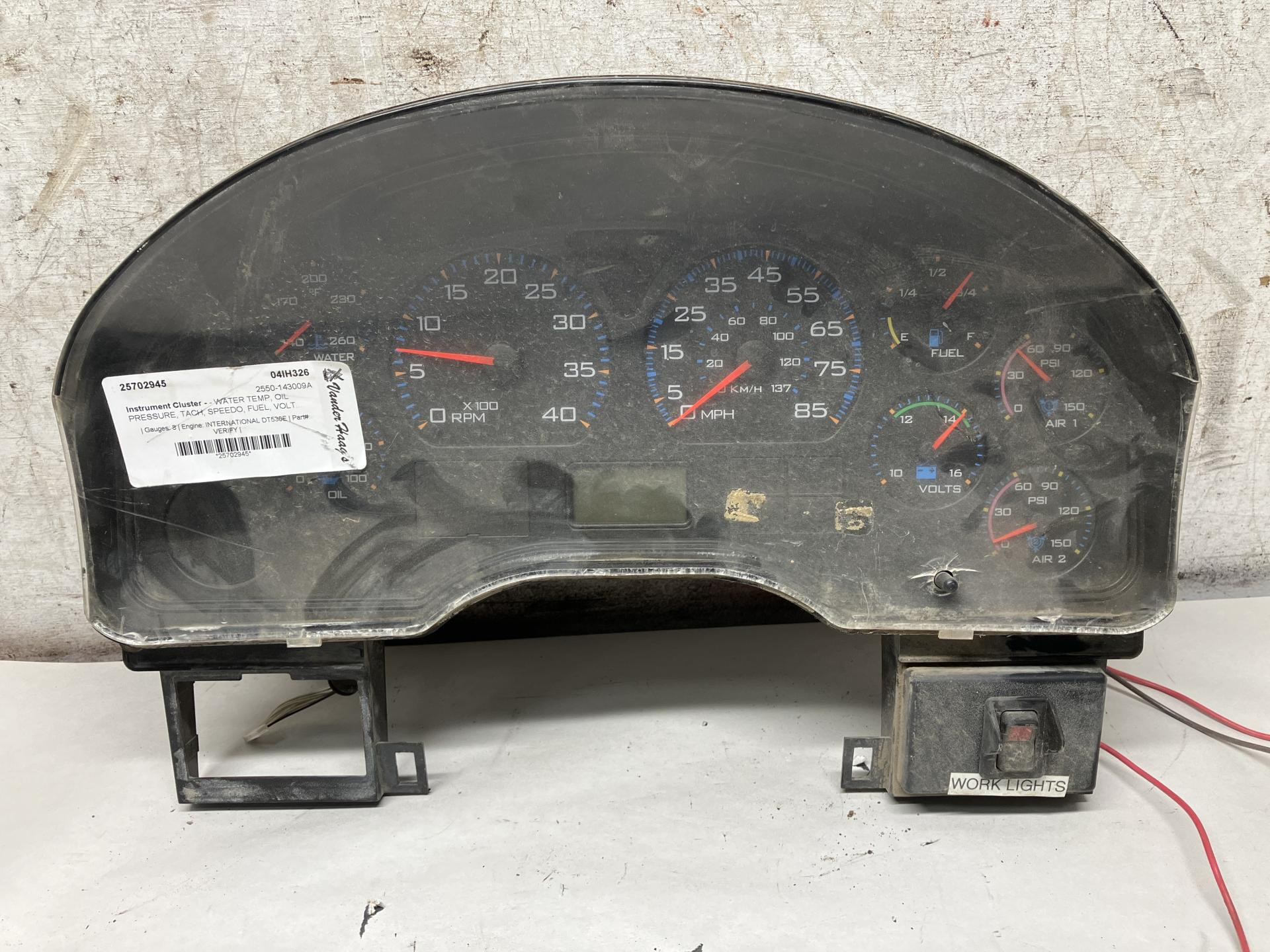 3576990C96 | International 7400 Speedometer Instrument Cluster for Sale
