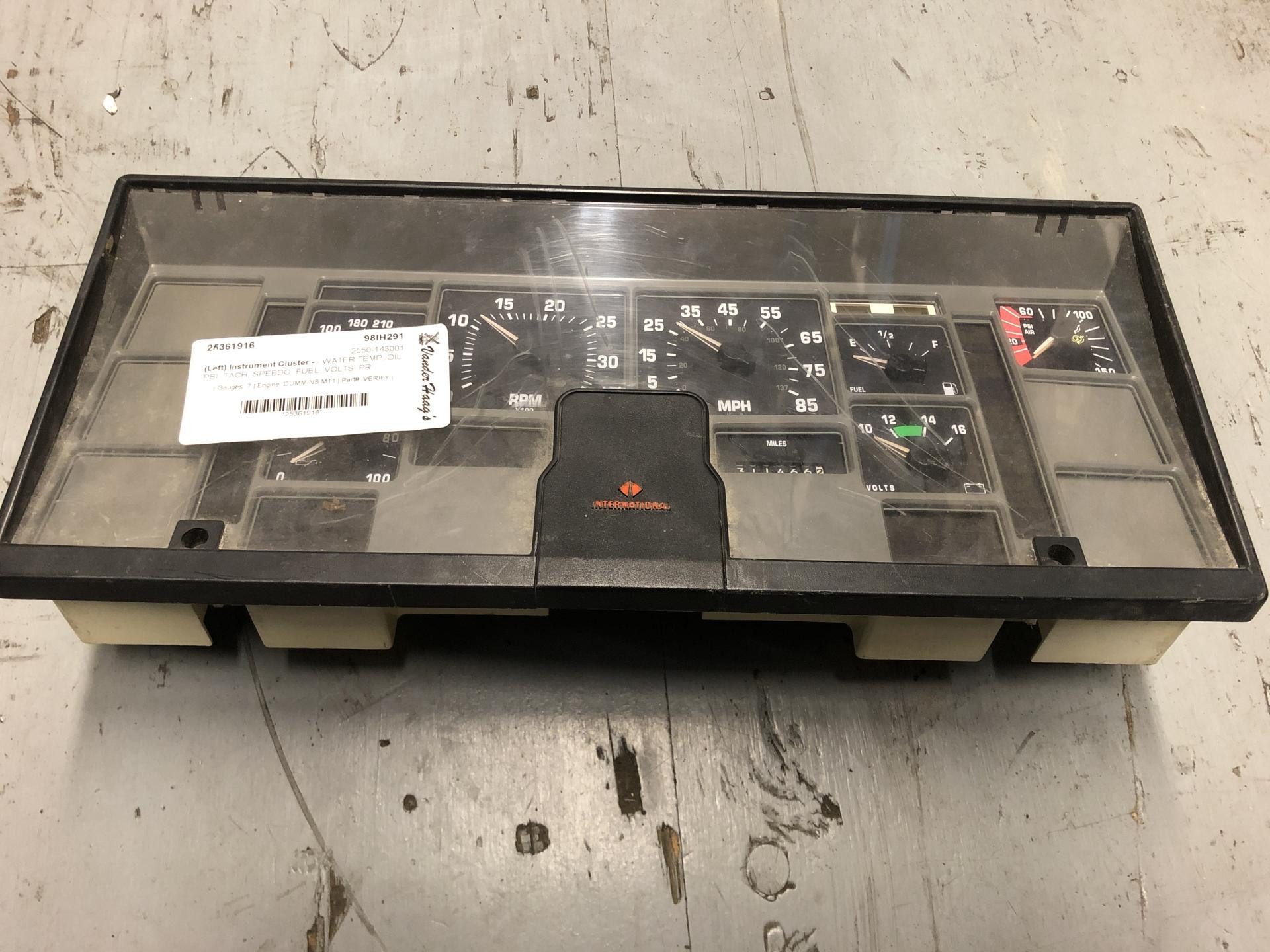 3514868C2 | International 3600 Speedometer Instrument Cluster for Sale