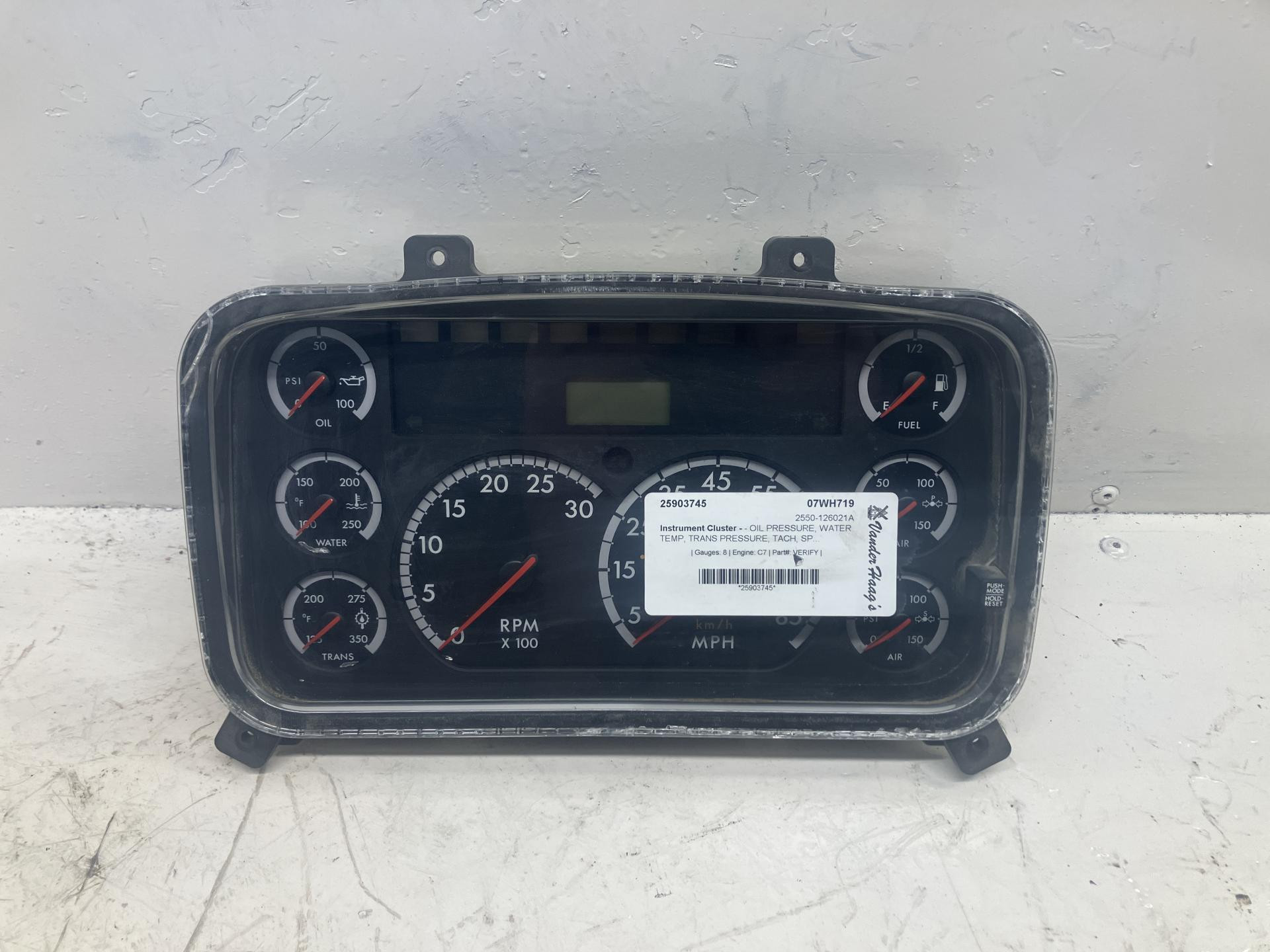 Freightliner B2 Speedometer Instrument Cluster for Sale