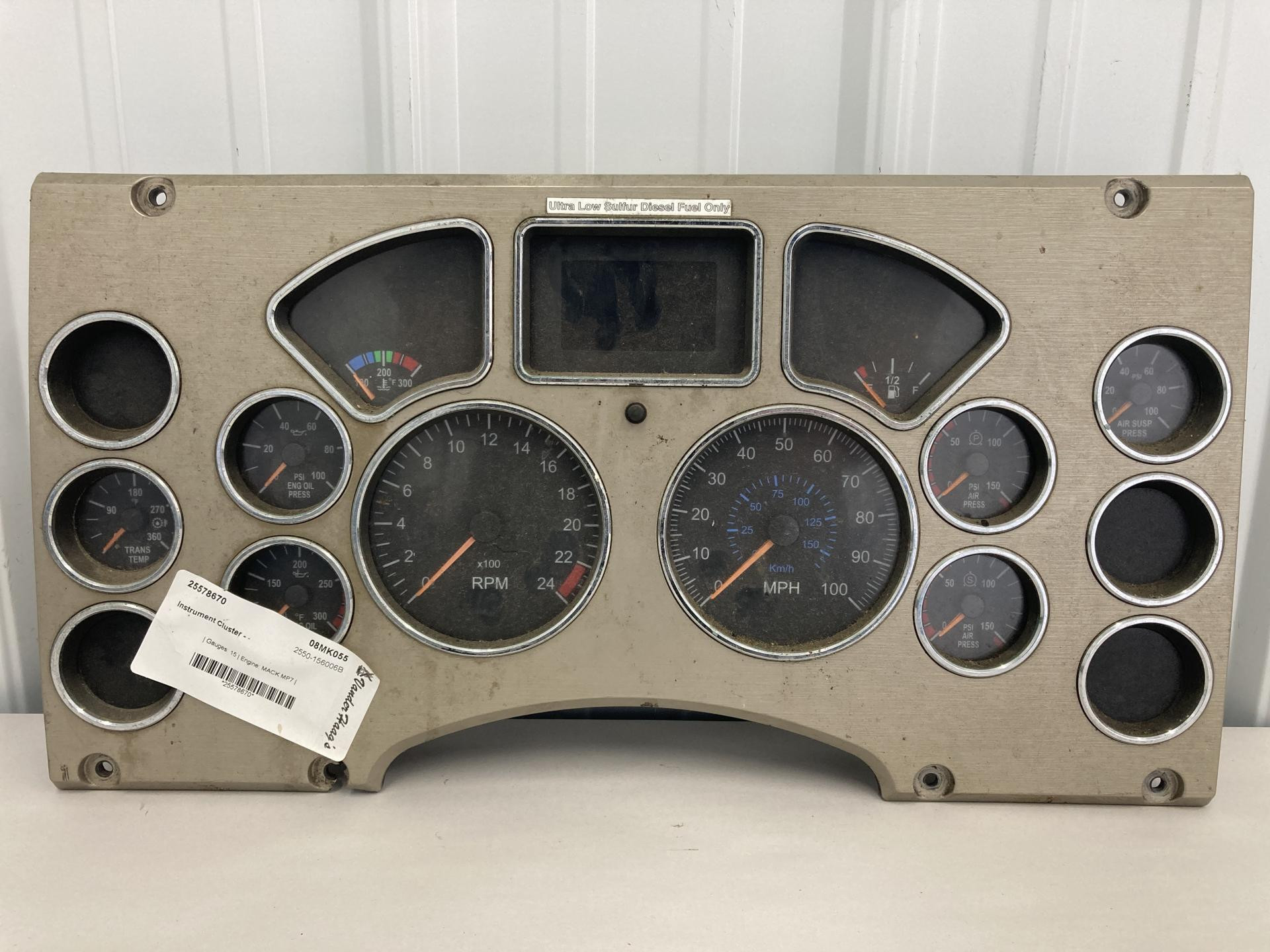 A2C53241026 | Mack CXU613 Speedometer Instrument Cluster for Sale