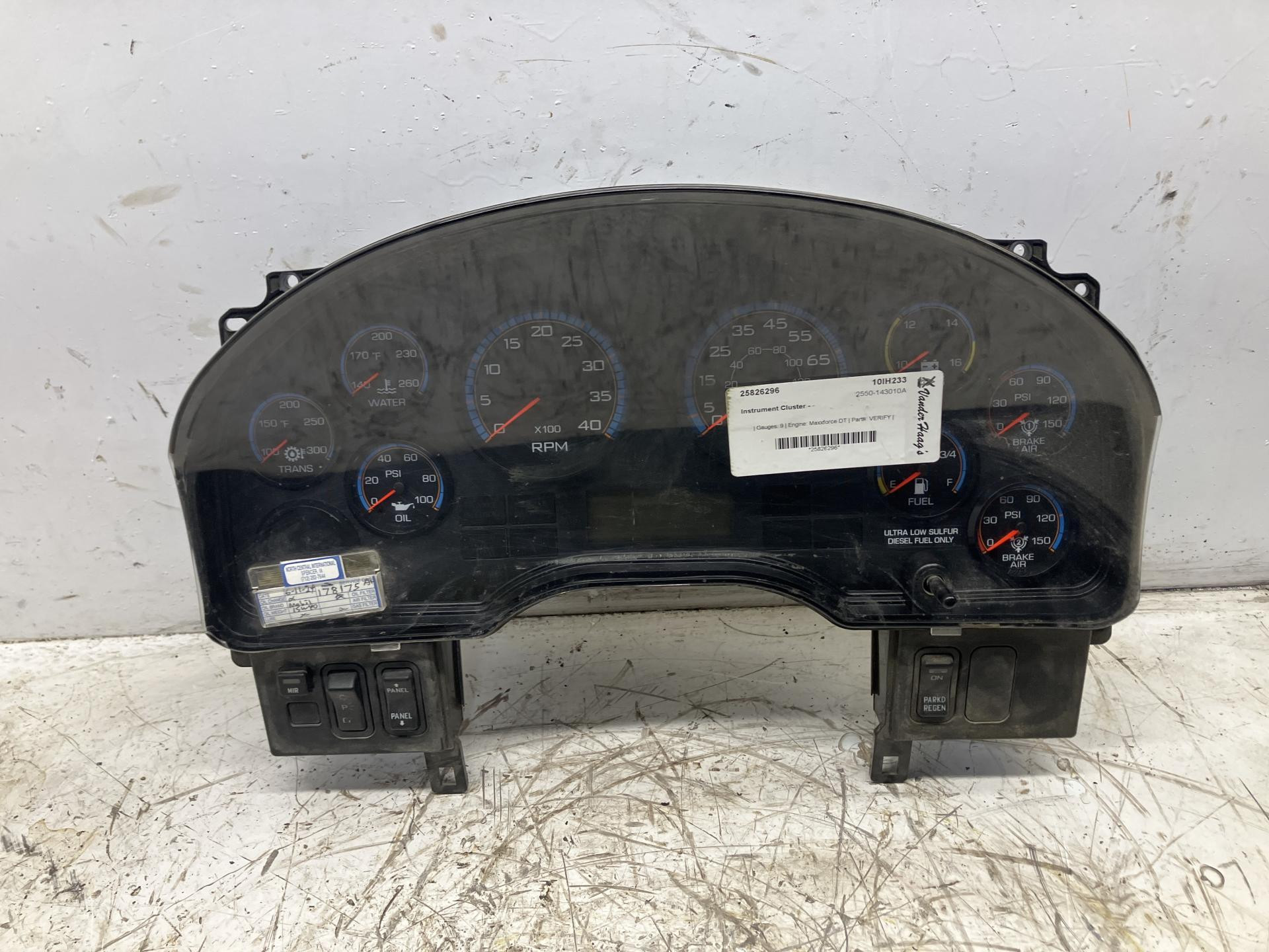 2602886C93 | International TERRASTAR Speedometer Instrument Cluster for Sal