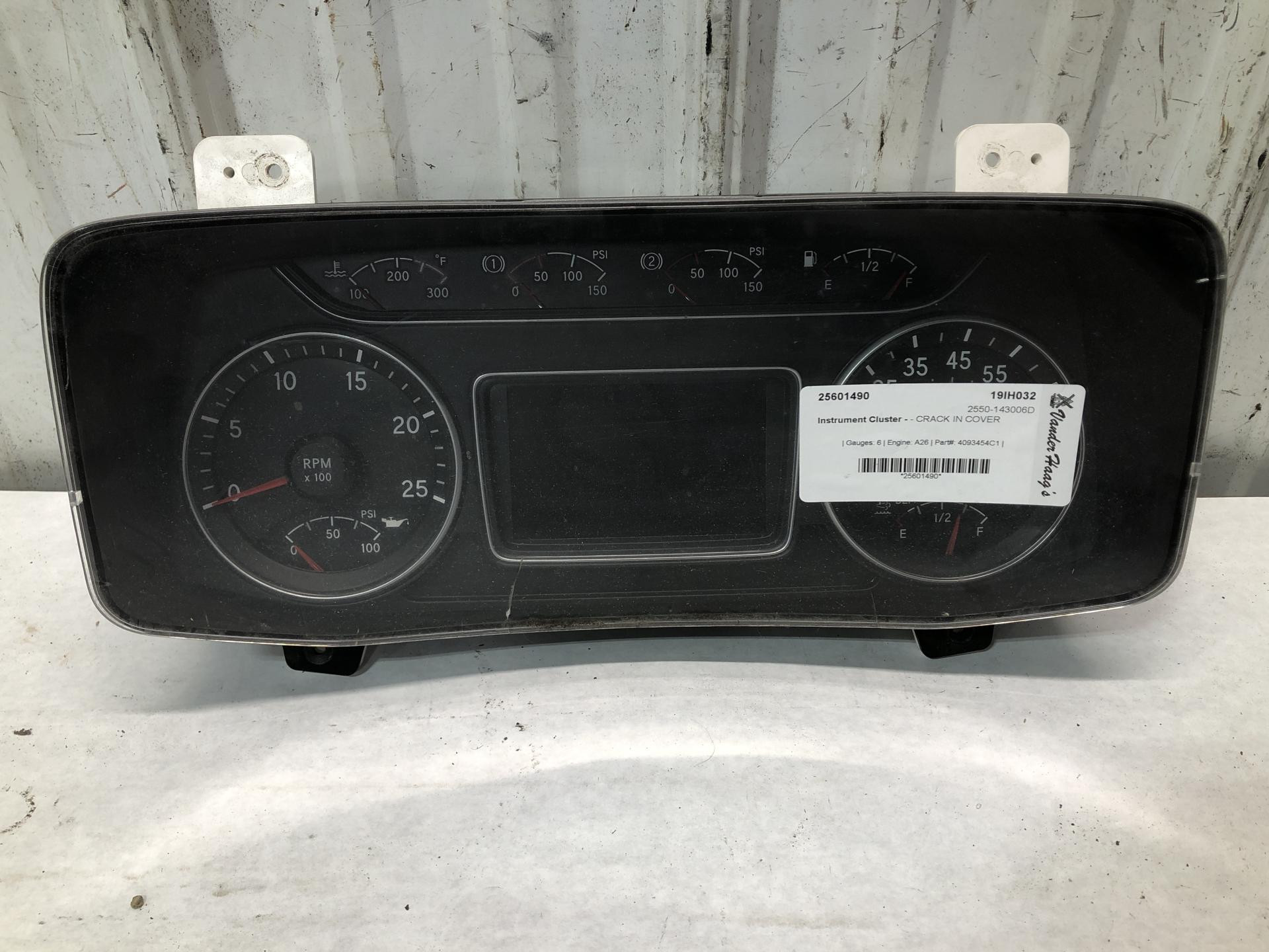 4093454C1 | International LT Speedometer Instrument Cluster for Sale