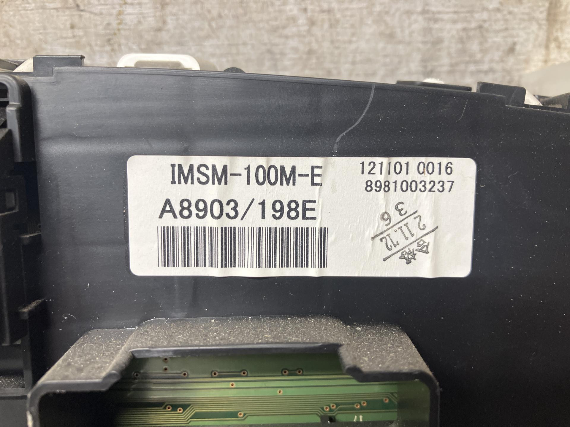 IMSM-100M-E | Isuzu NPR Speedometer Instrument Cluster for Sale